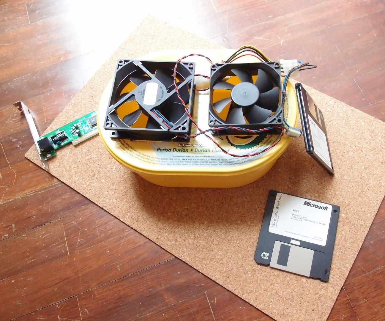 Simple and Cheap Air Cooler With Computer Fans : 6 Steps (with Pictures ...