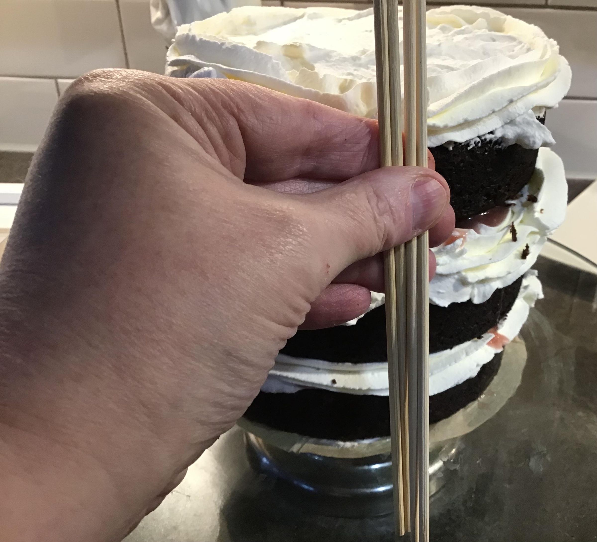 Black Forest Cake- Using Simple Chocolate Cake : 12 Steps (with ...