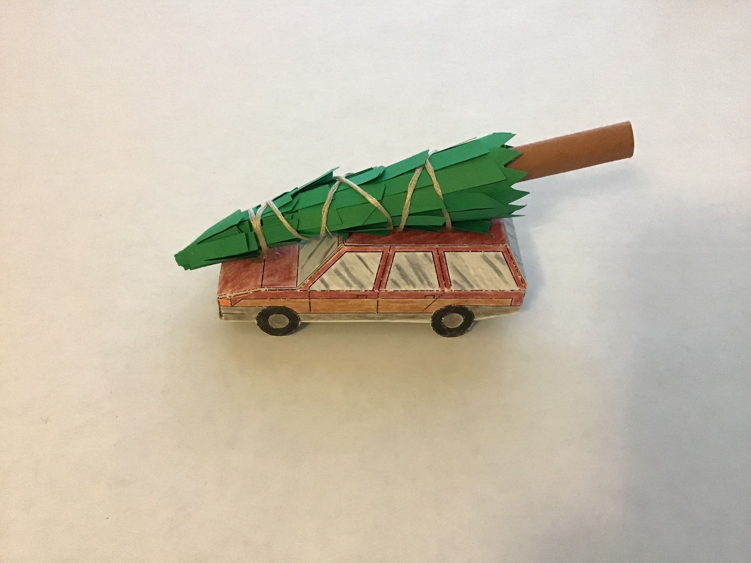 Christmas Vacation Papercraft Station Wagon : 22 Steps (with Pictures ...