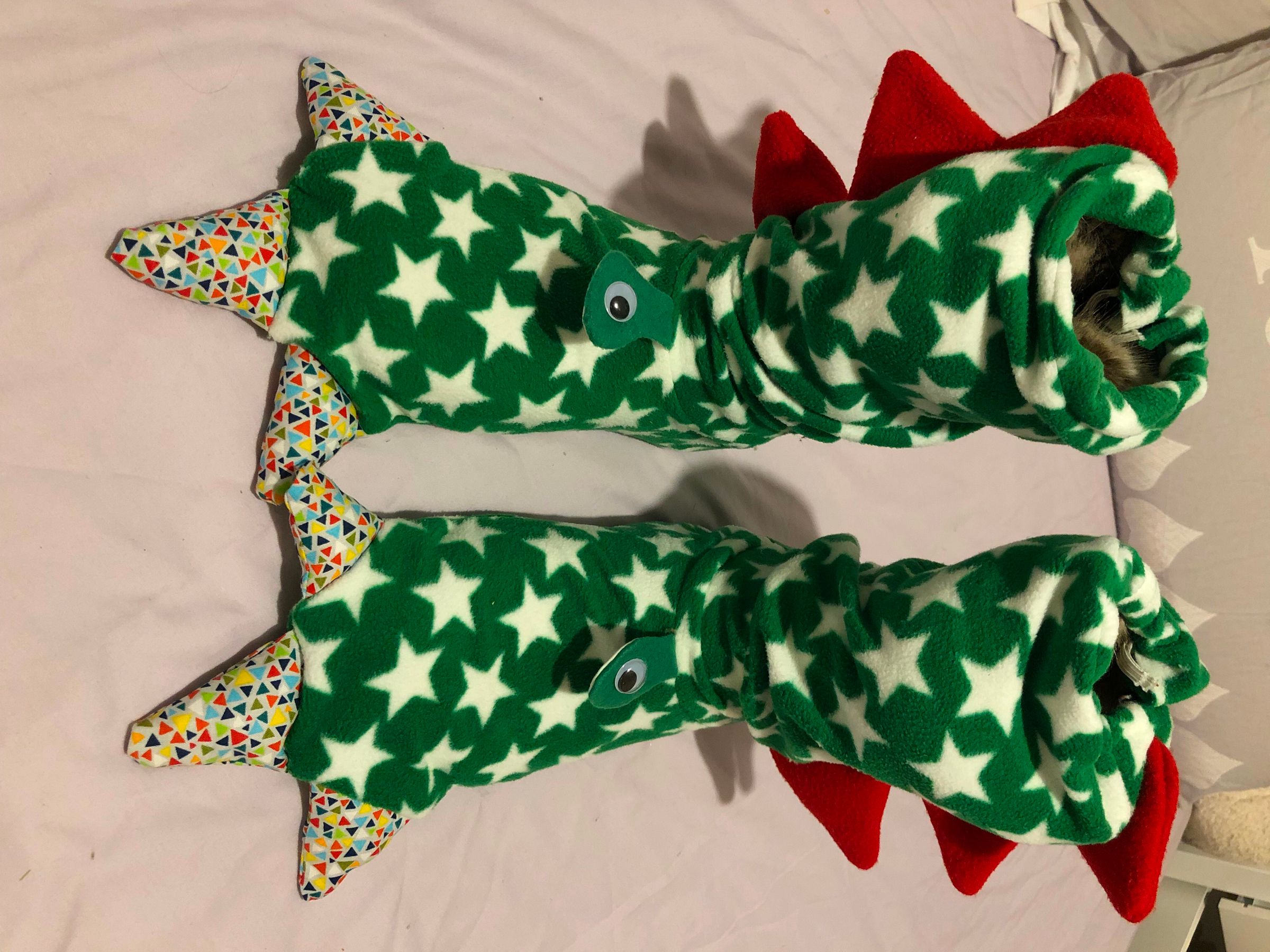 Dinosaur AFO/splint Covers/slippers/booties With Rattles, Bells and ...