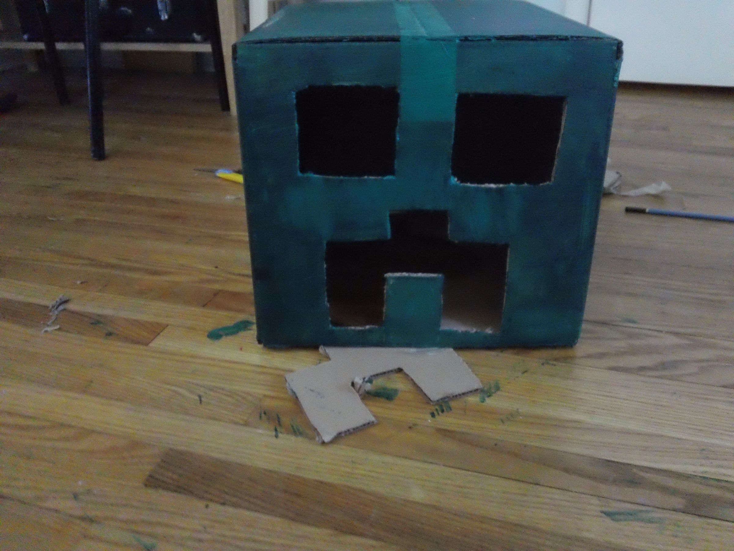 Homemade Creeper Head : 8 Steps - Instructables