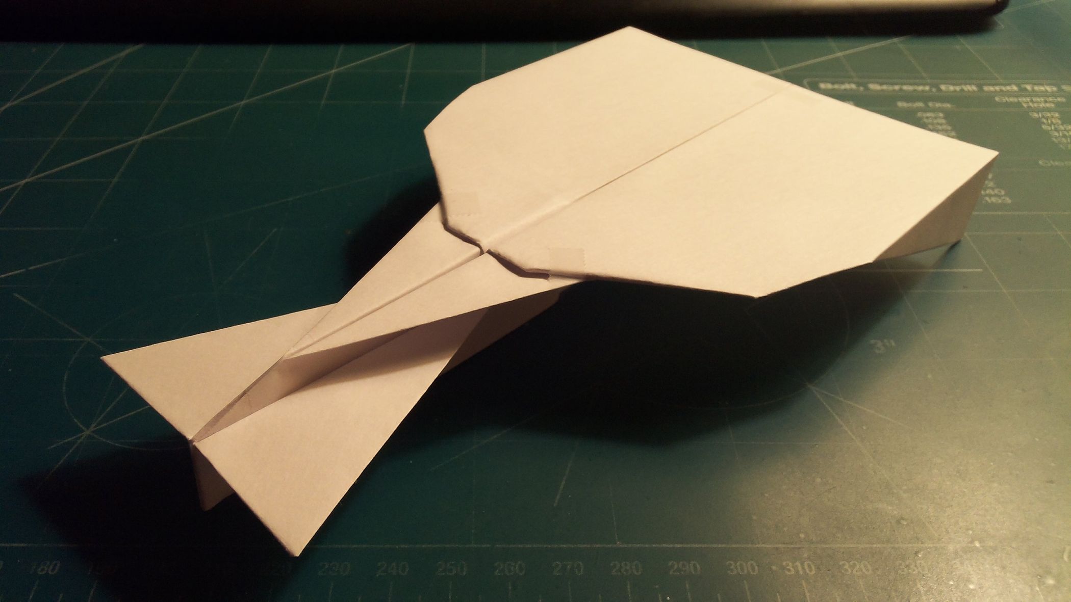 How to Make the Turbo Vulcan Paper Airplane : 5 Steps - Instructables