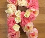 DIY Floral Block Letter - Room Decor - Instructables