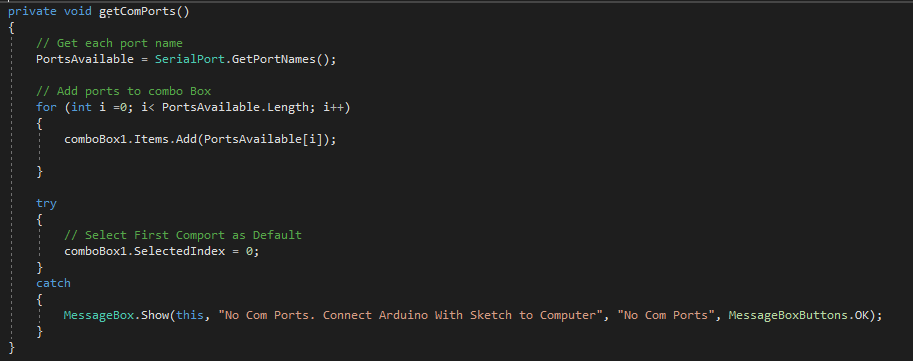 C# Serial Port Communication Arduino : 4 Steps - Instructables