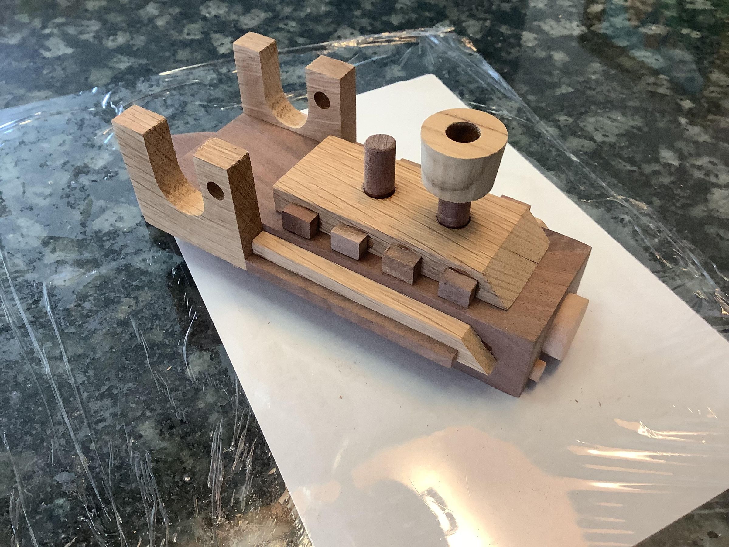 Miniature Wooden Train - 7 Car Set : 10 Steps (with Pictures ...