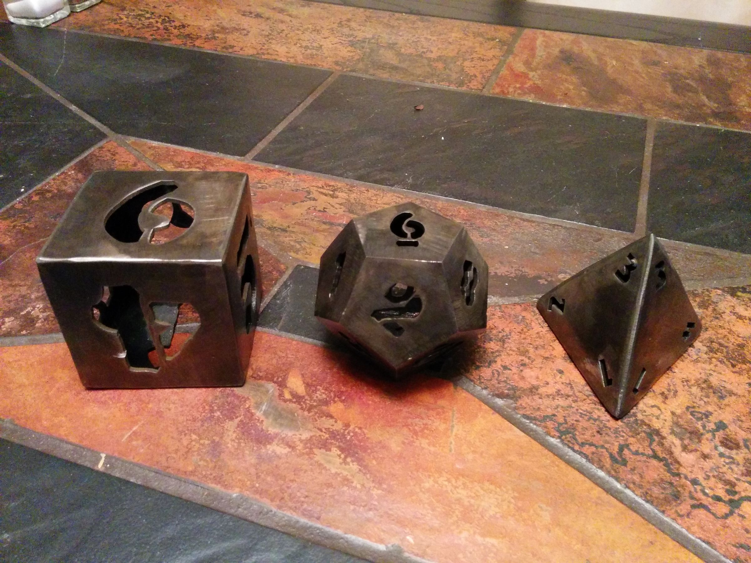 Gaming Dice Made From Folded, Waterjet Cut Steel : 5 Steps (with ...