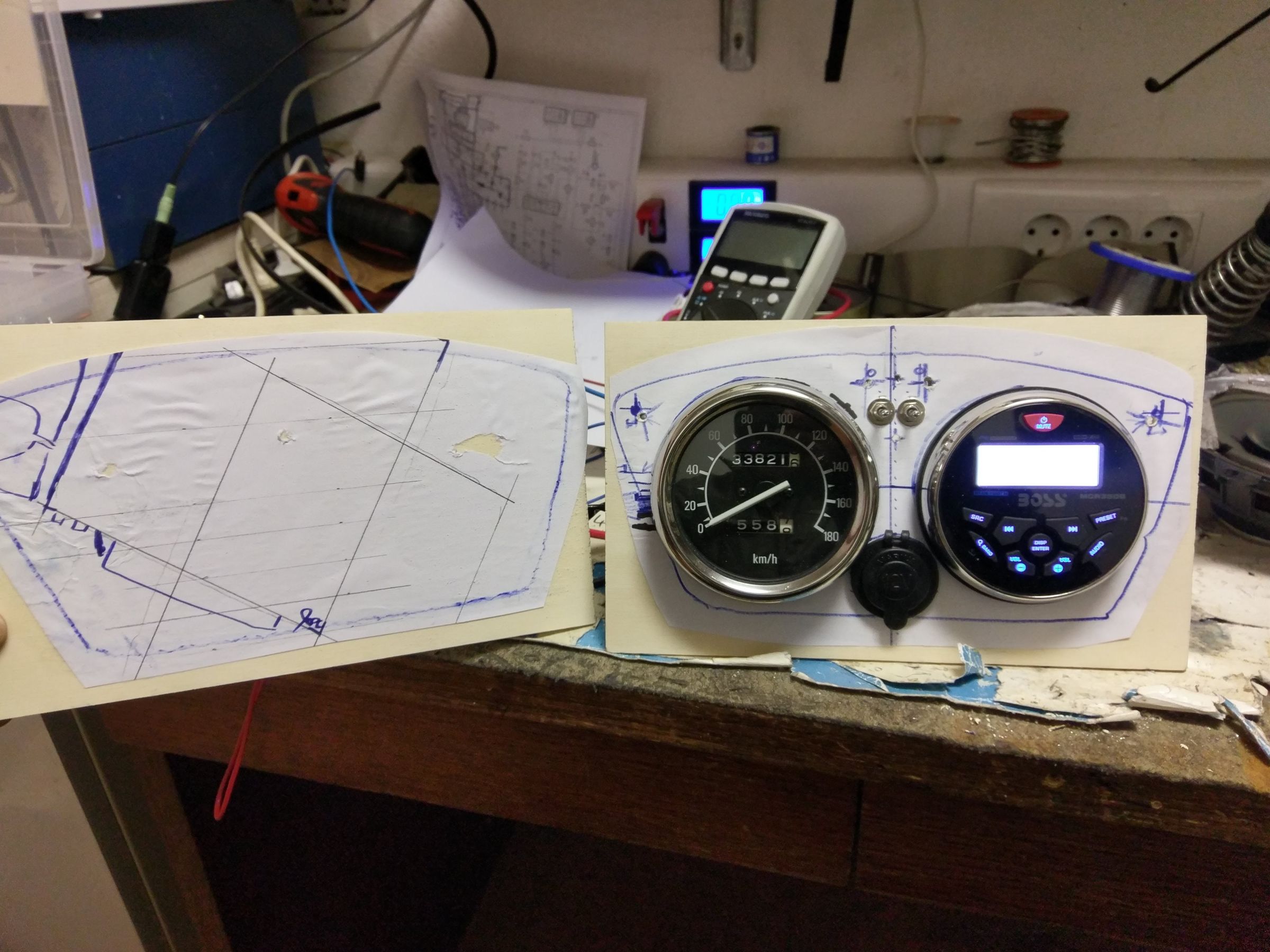 Custom Chopper Dashboard : 8 Steps (with Pictures) - Instructables