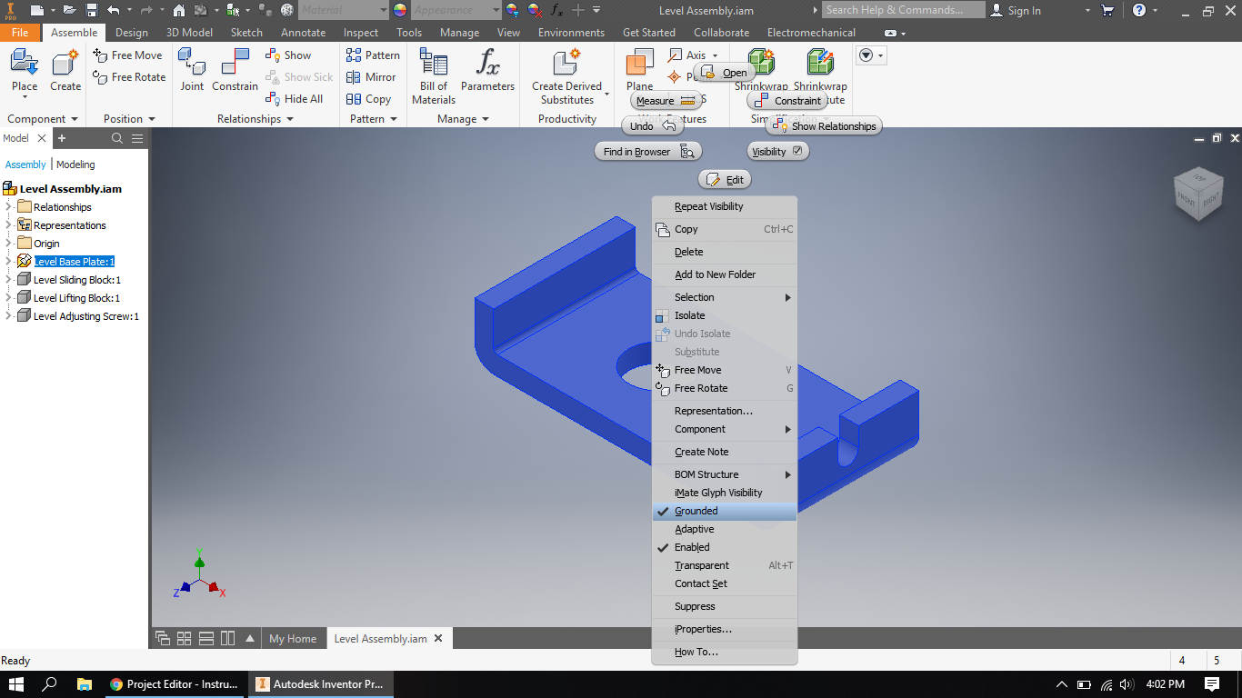 How to Make an Assembly in Inventor : 28 Steps - Instructables