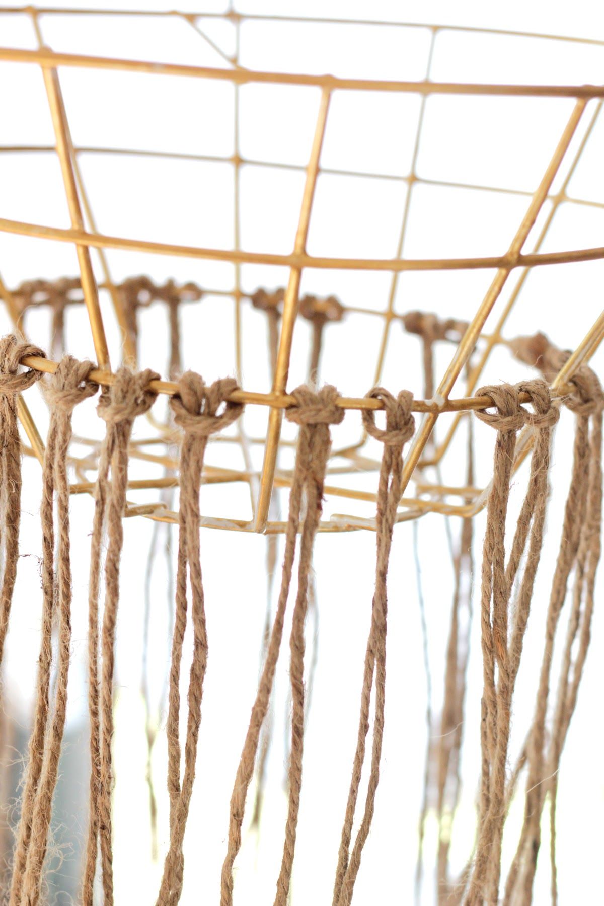 DIY Macrame Hanging Chandelier : 5 Steps (with Pictures) - Instructables
