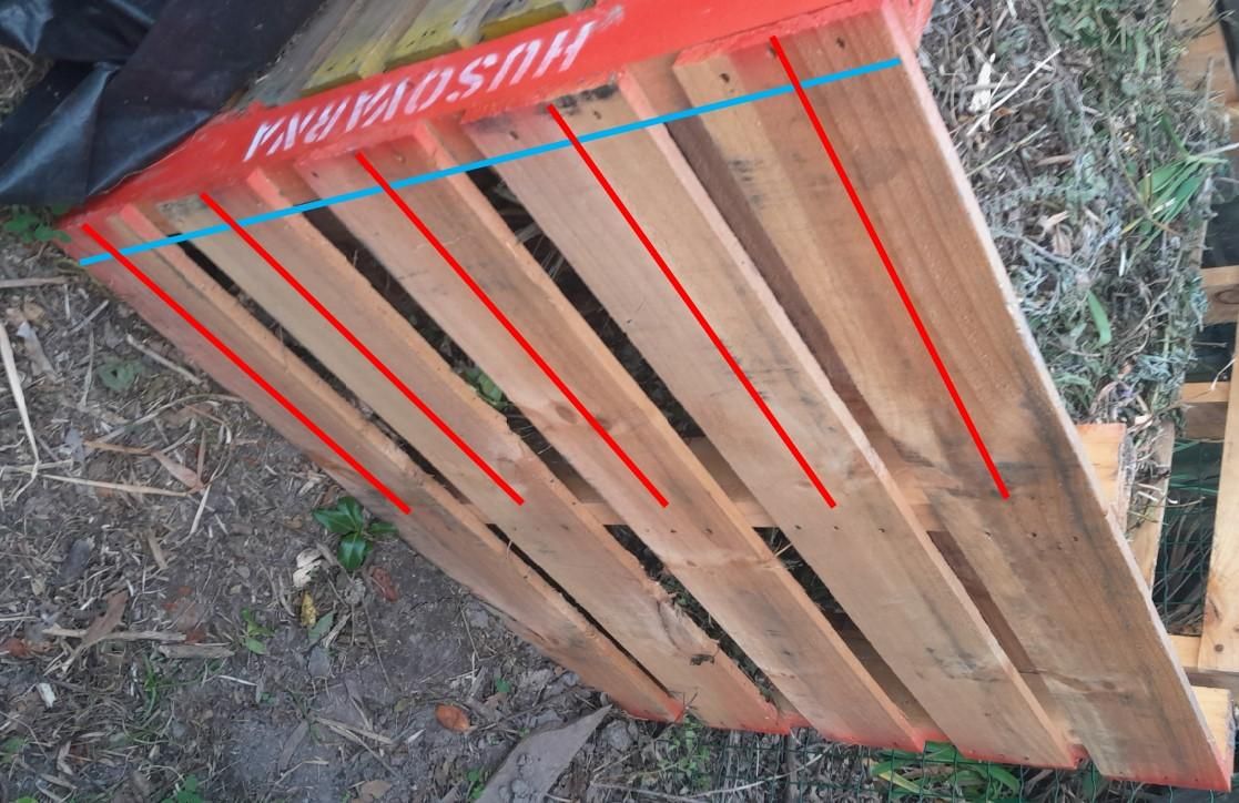DIY Pallet and Chainsaw Mulching Rack - for Easy Vegetation Shredding ...