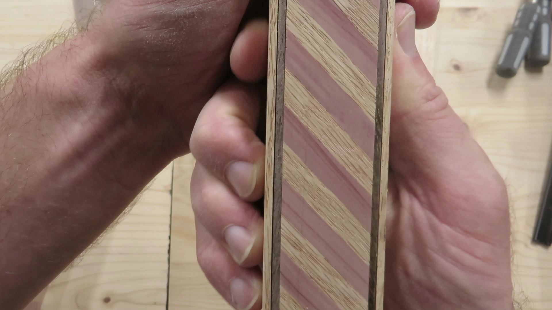 Ribbon Box With Candy Cane Striped Inlay : 10 Steps (with Pictures ...