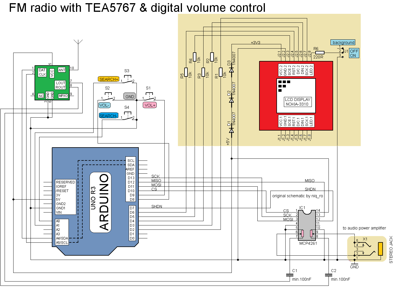 TEA5767 FM Radio With Digital Volume (2) : 3 Steps - Instructables