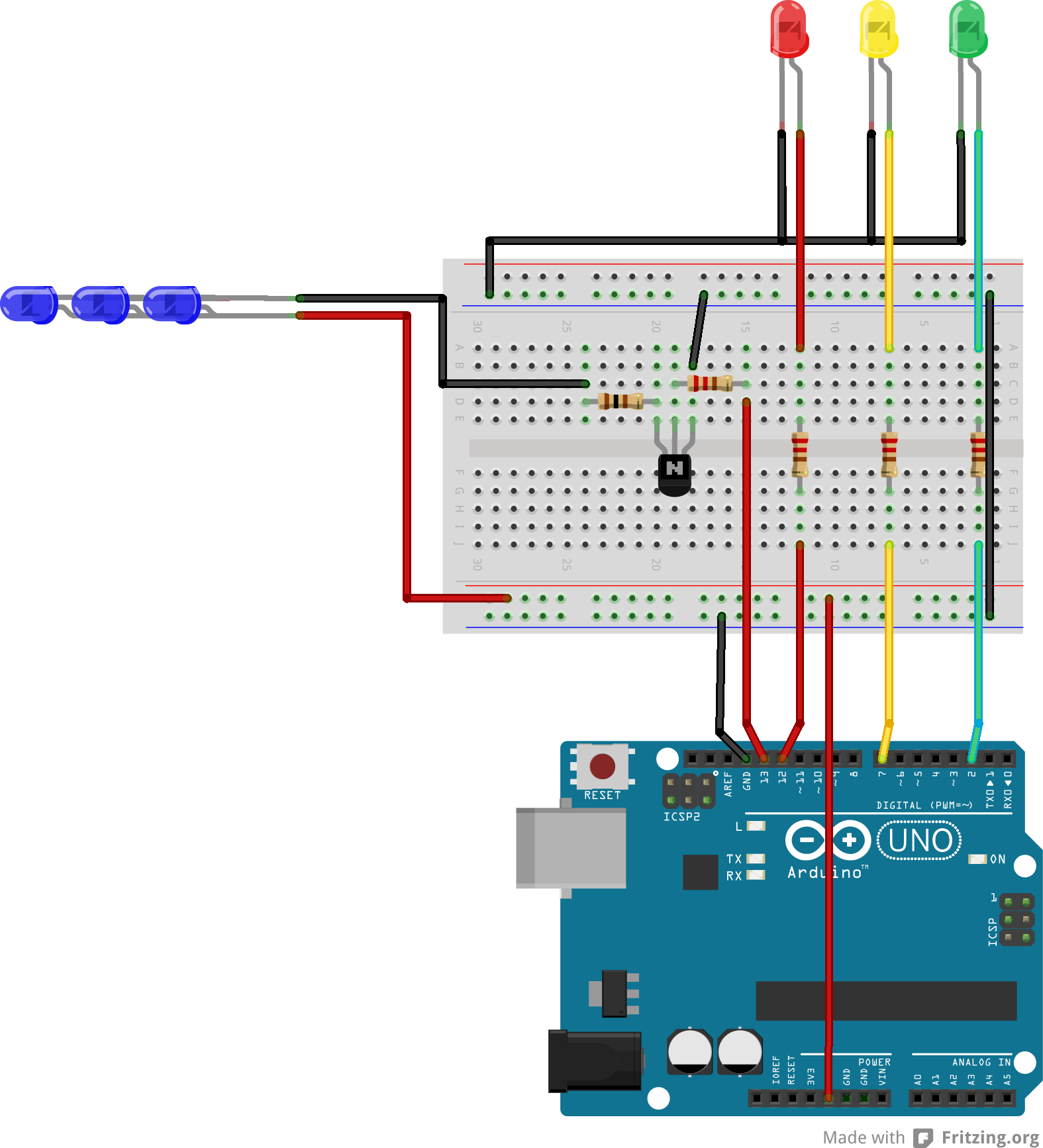 Arduino Traffic Light for Beginners : 25 Steps - Instructables