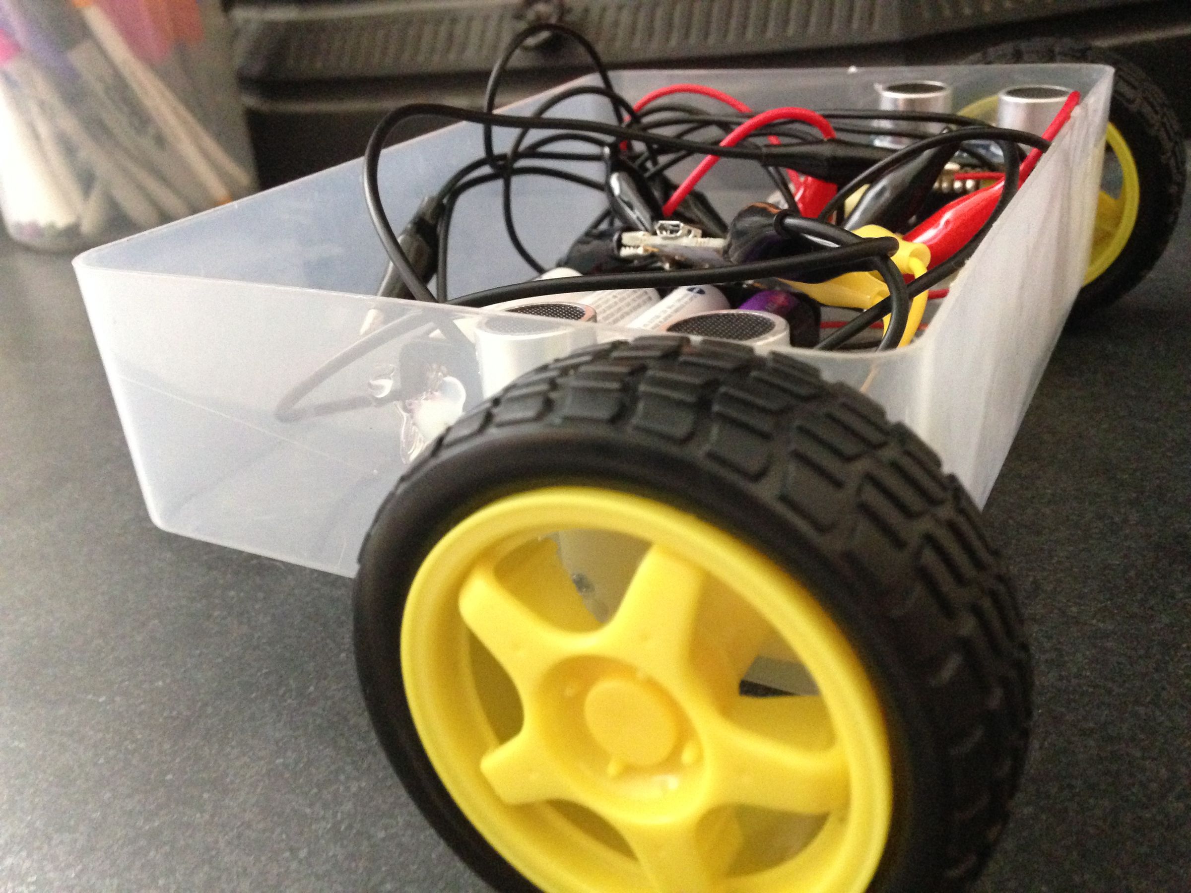 UltraBuggyBot - Robot Controlled Using Ultrasonic Sensors : 7 Steps ...