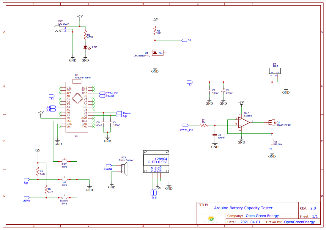 DIY Arduino Battery Capacity Tester - V2.0 : 11 Steps (with Pictures ...