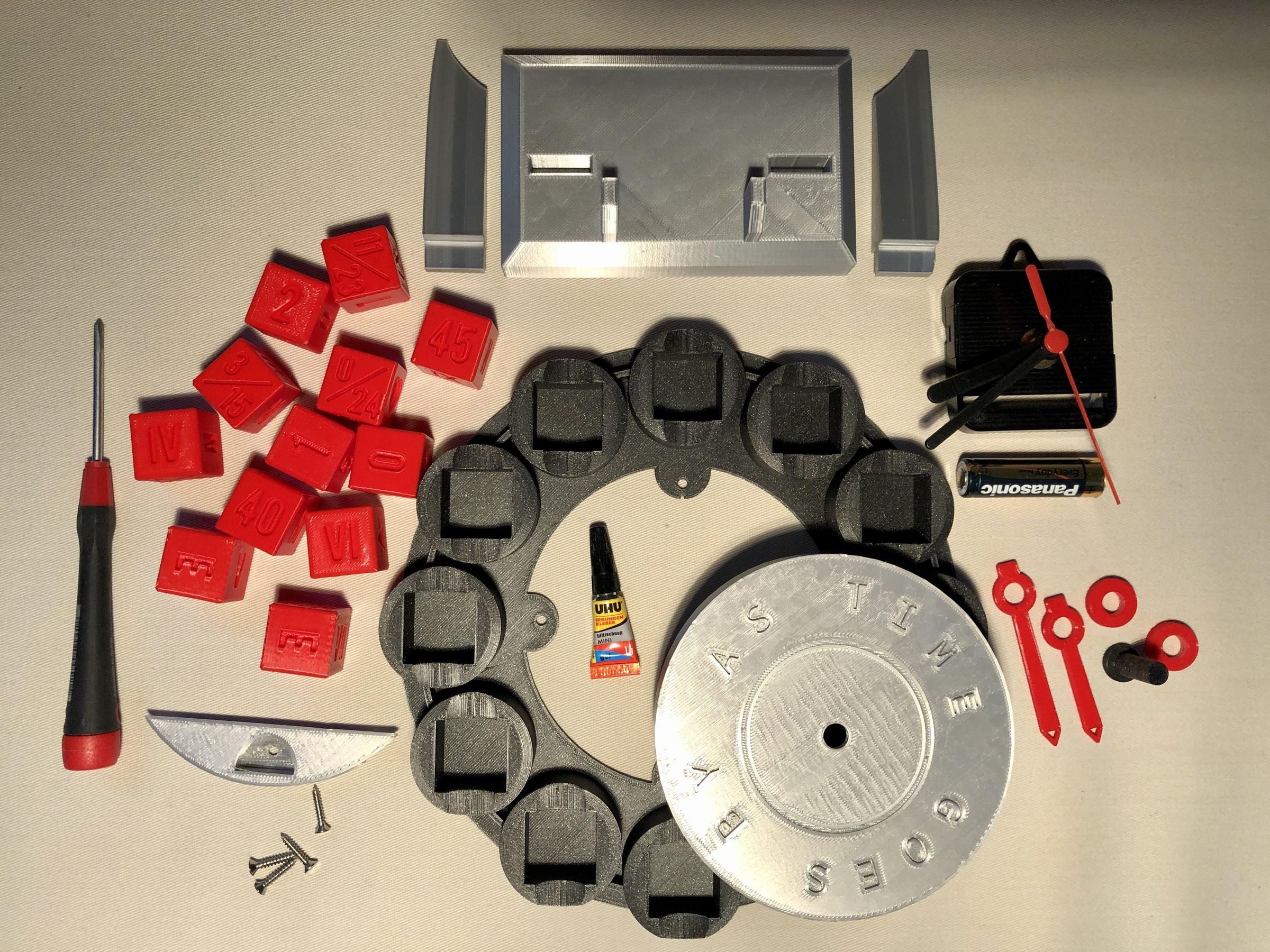 Learning Clock - Versatile - 3D Printed : 6 Steps (with Pictures ...