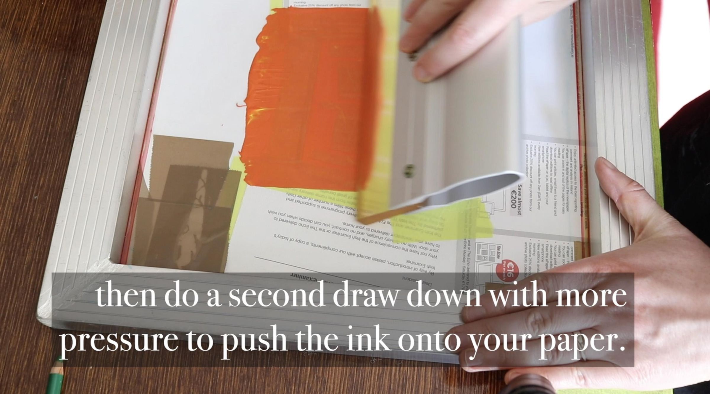 Easy Stencil Screen Printing : 8 Steps - Instructables