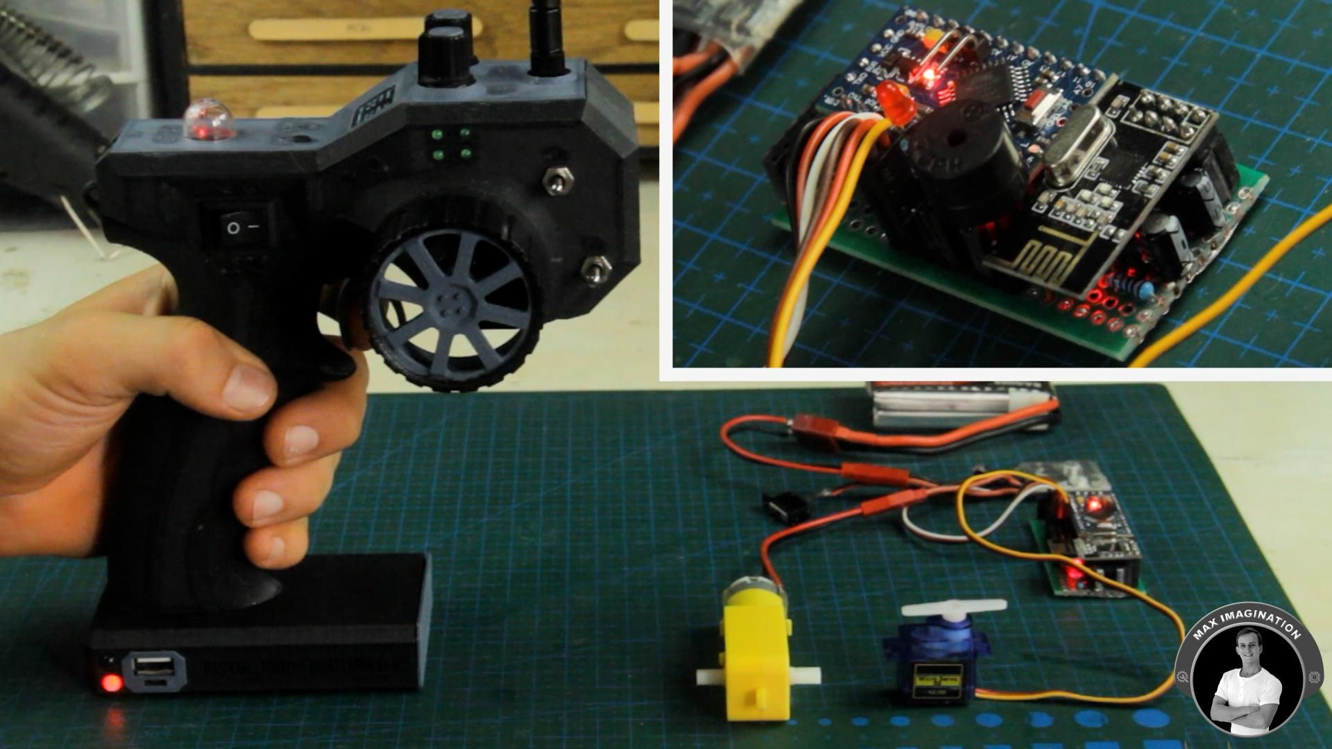 Build an Arduino Pistol-grip Transmitter for RC Cars With 1KM Range ...