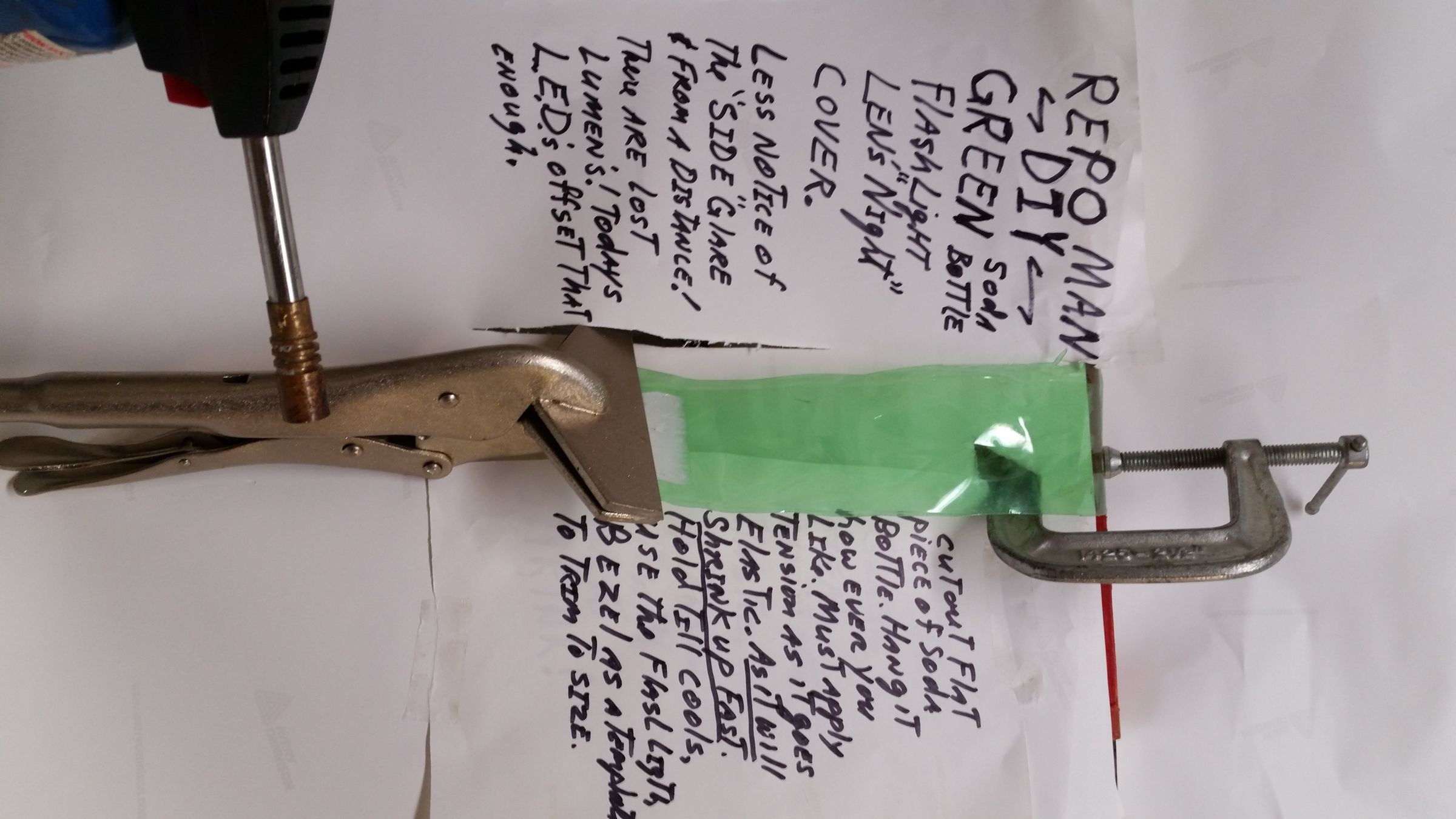 Repo Man DIY Night Green Lens Shade - Instructables