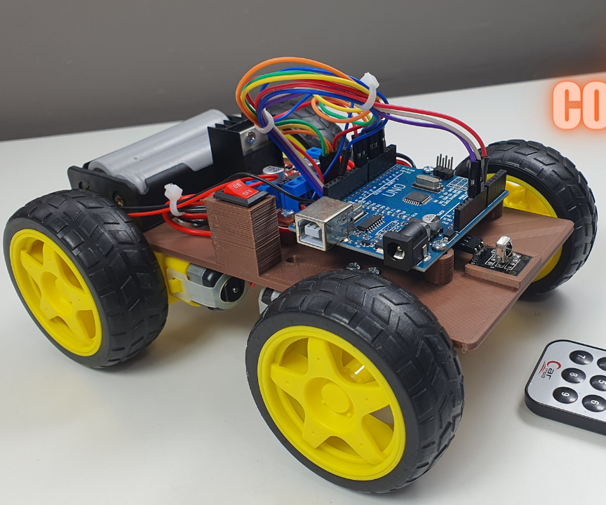 Remote Control Car Using Arduino Board 8 Steps Instructables 8663