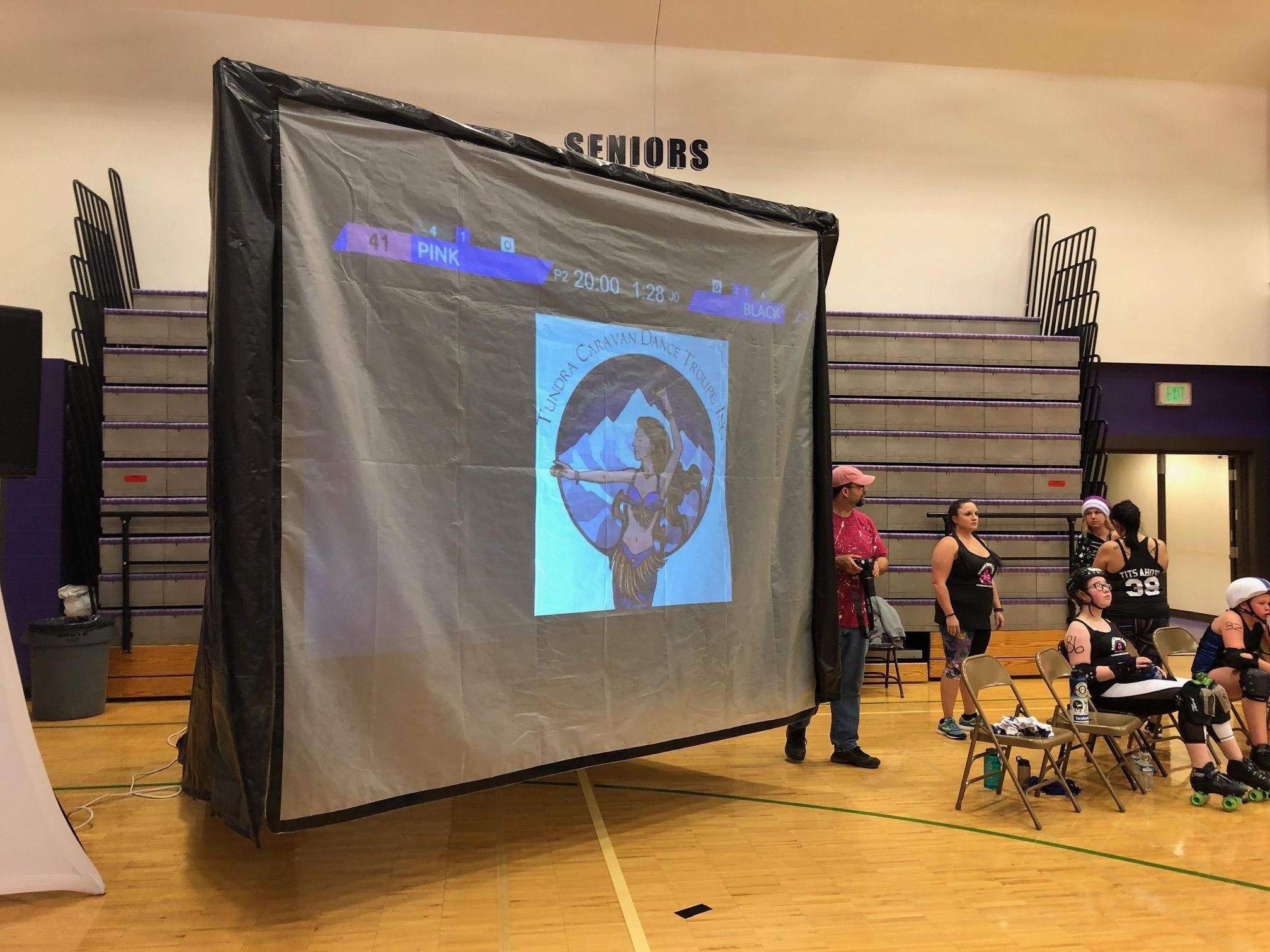 Free-Standing Cantilevered Rear Projection Screen : 5 Steps (with ...