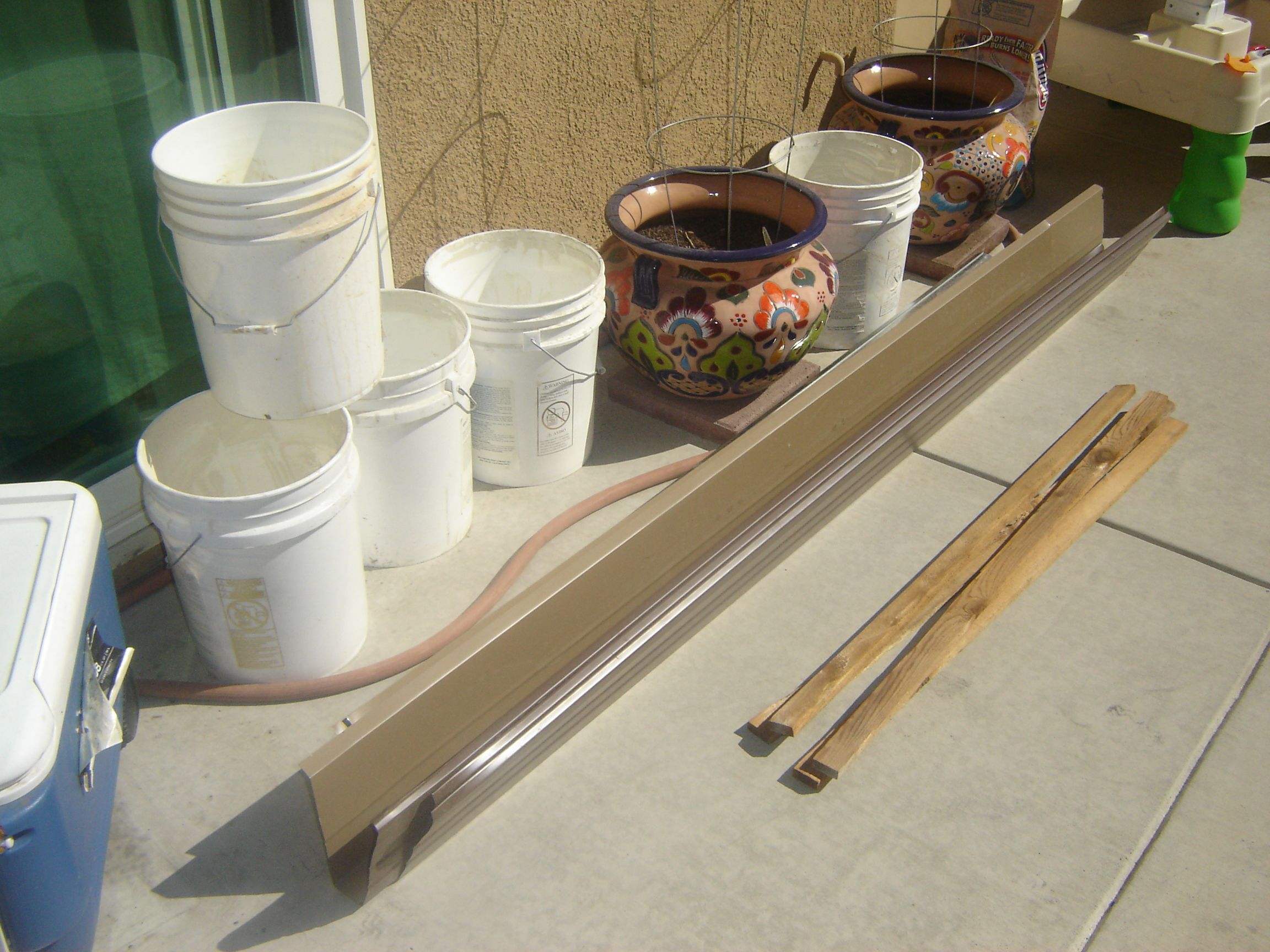 Rain Gutter Garden Planter Troughs : 6 Steps (with Pictures ...