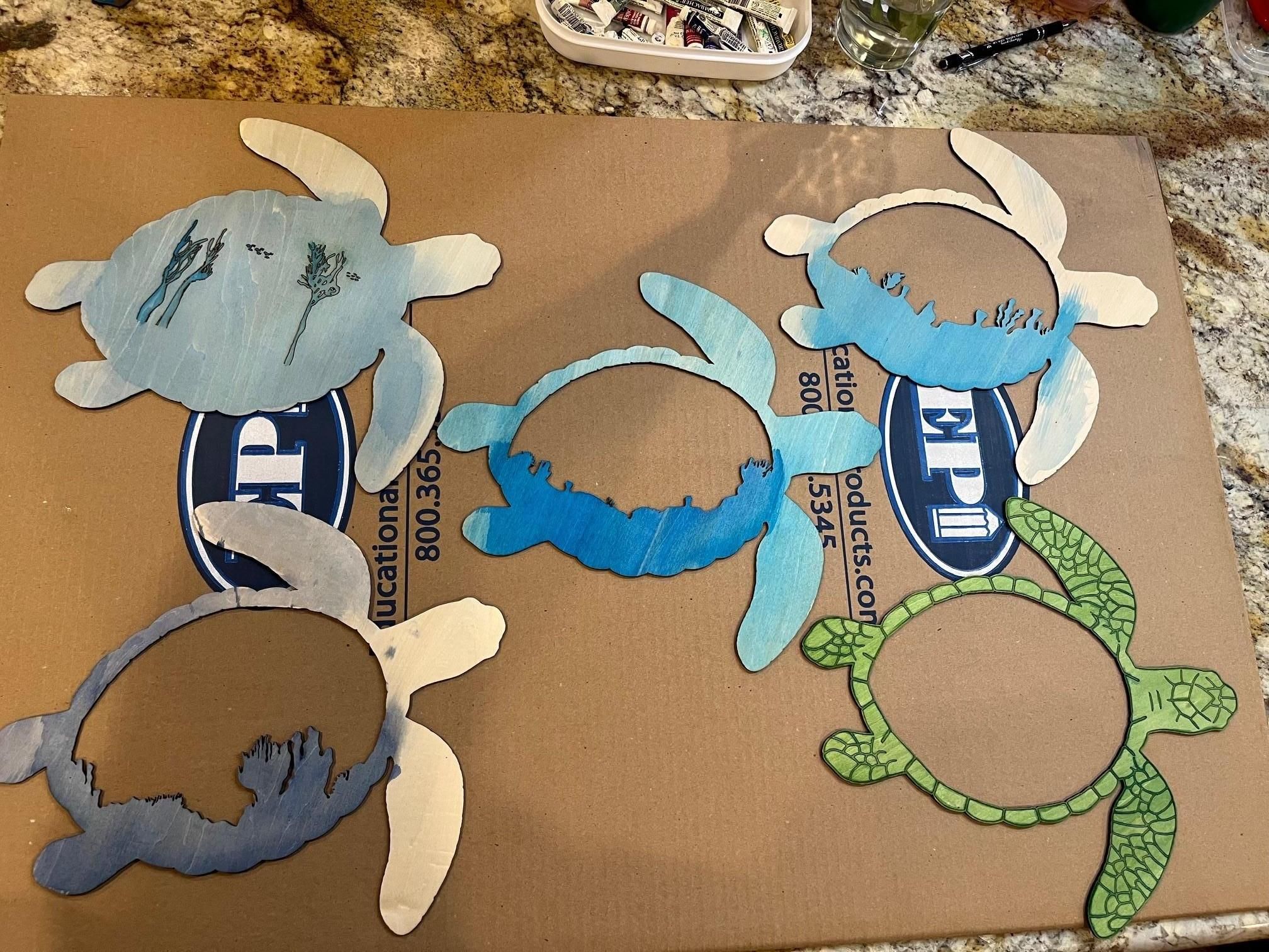 Sea Turtle-Shaped Shadow Box : 6 Steps (with Pictures) - Instructables