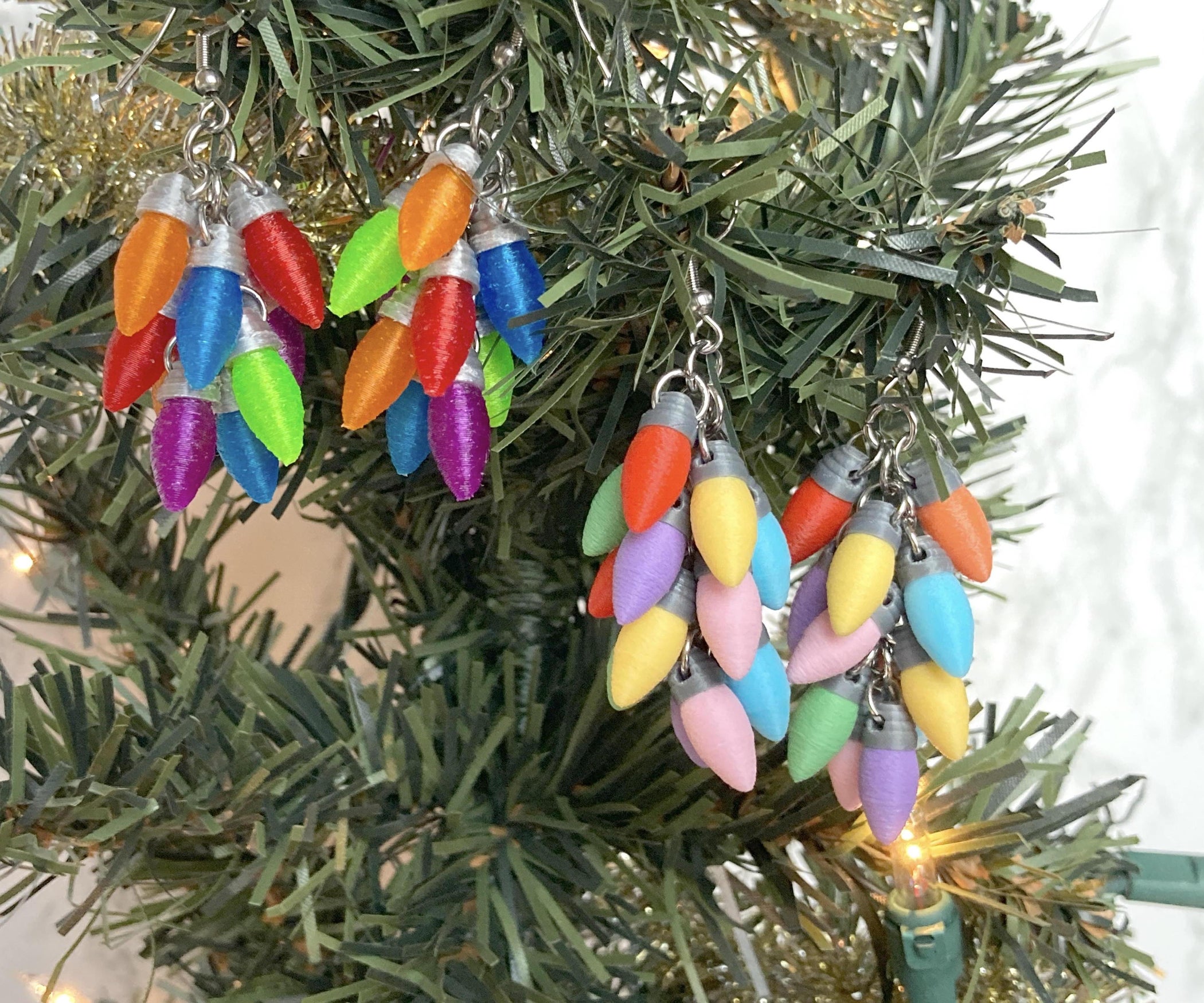 Christmas Bulb Dangle Cluster Earrings : 7 Steps (with Pictures ...