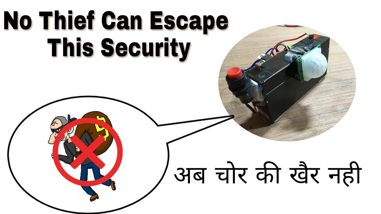 PIR Based Security System : 7 Steps - Instructables