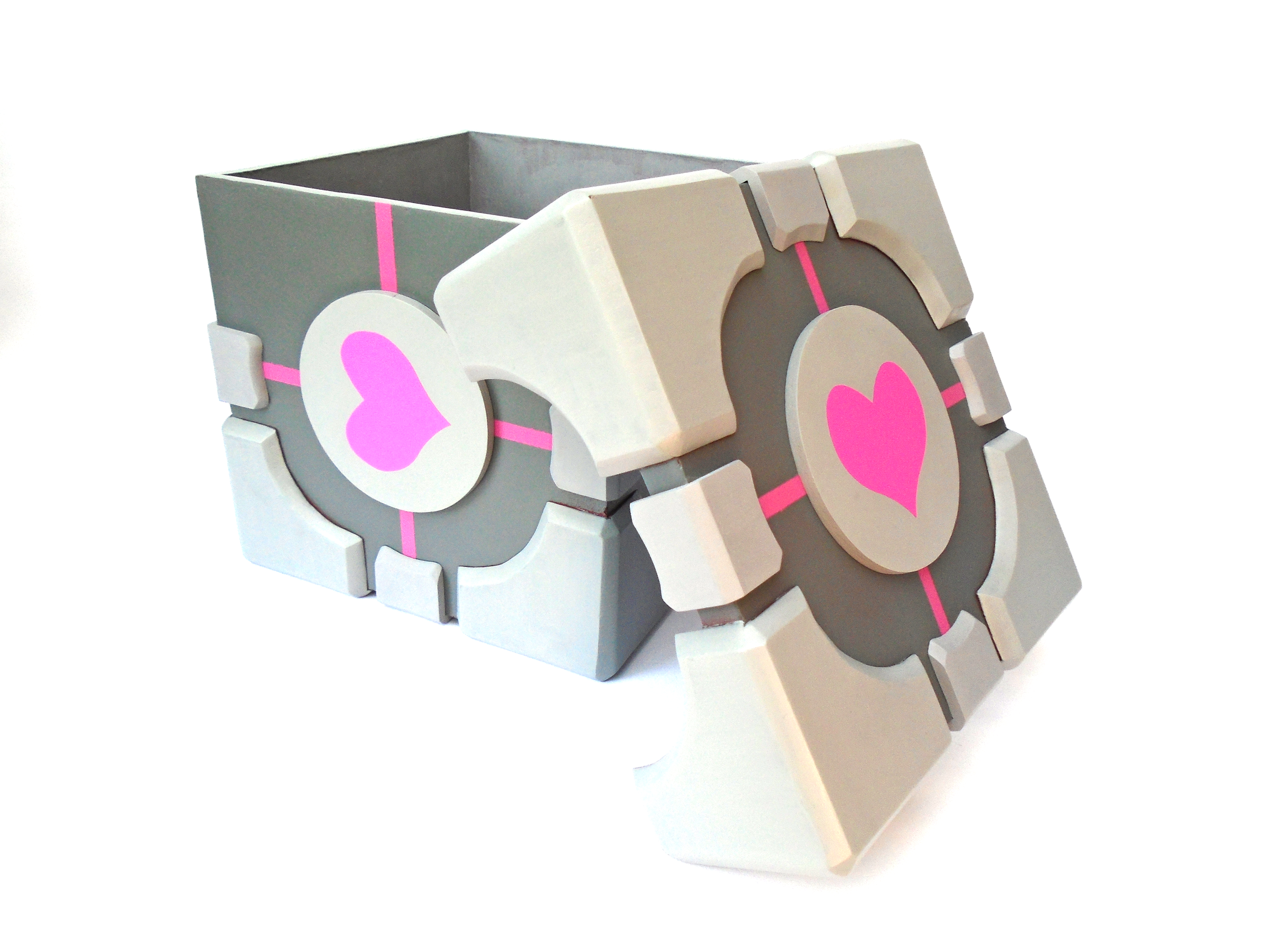 Portal: Companion Cube Storage Box : 9 Steps (with Pictures ...