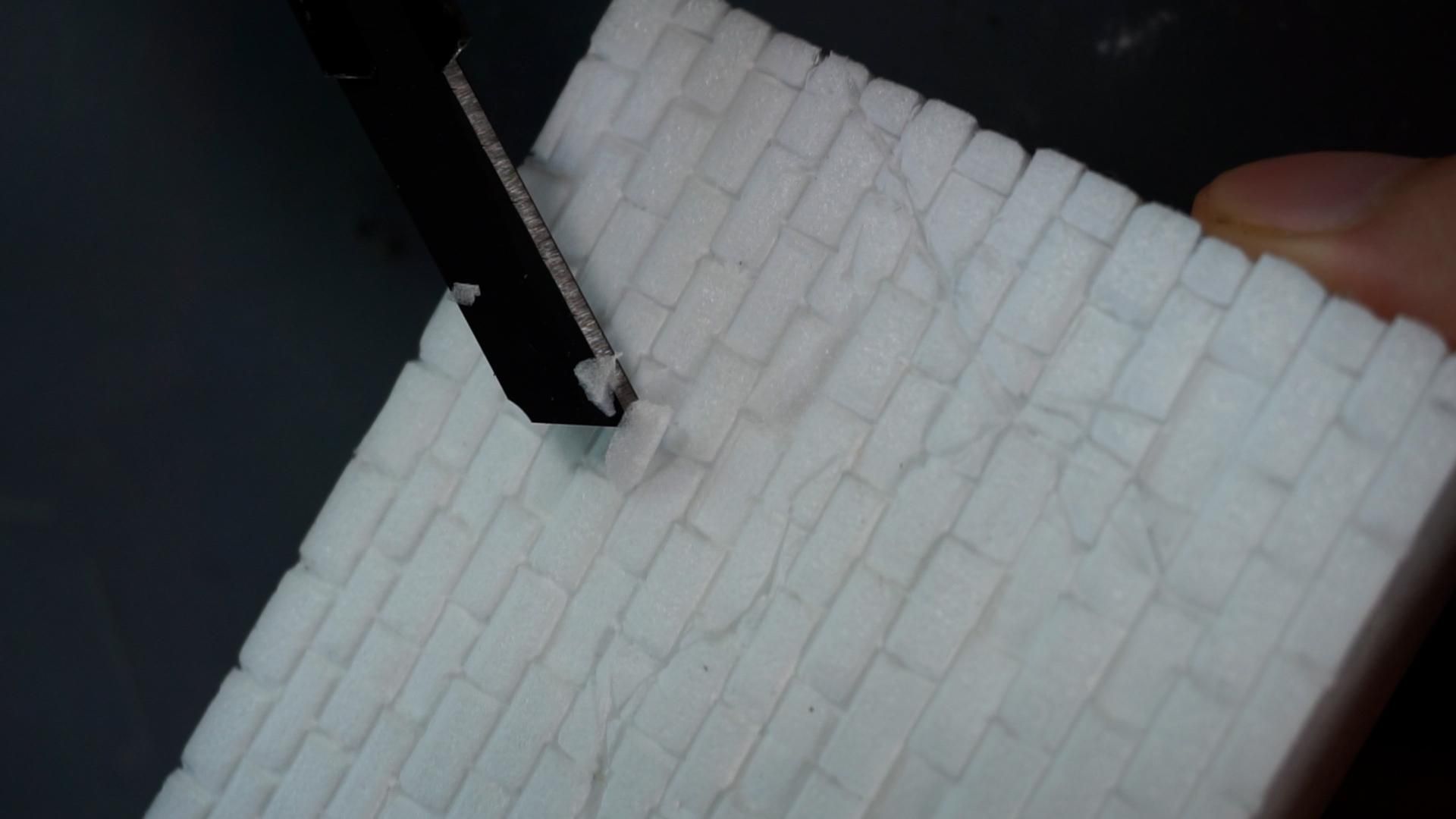 Turn Foam Into a Hyper-Realistic Brick Wall Model : 16 Steps (with ...