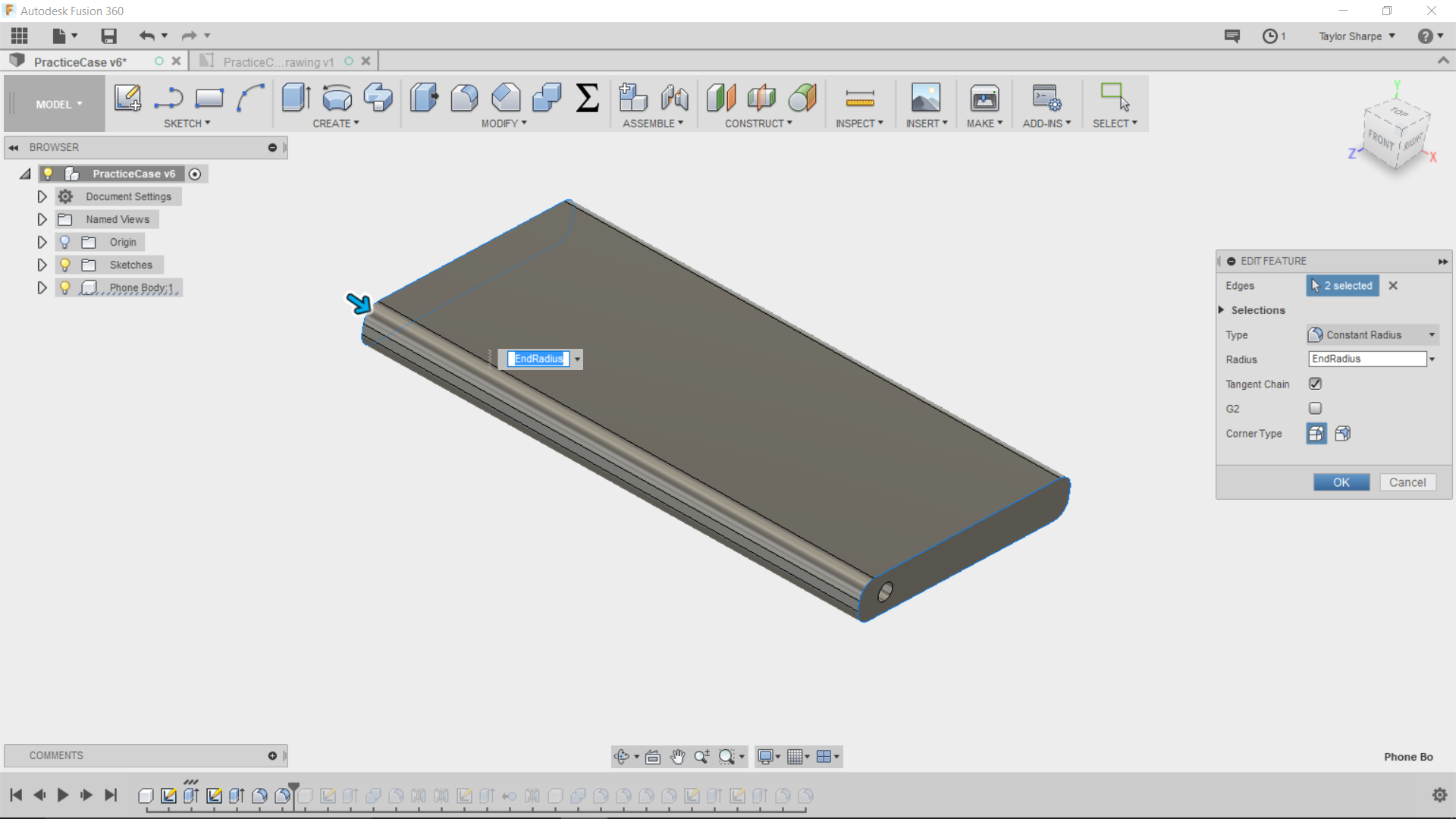 Minimalist Phone Case - Fusion 360 & 3D Printing : 15 Steps (with ...