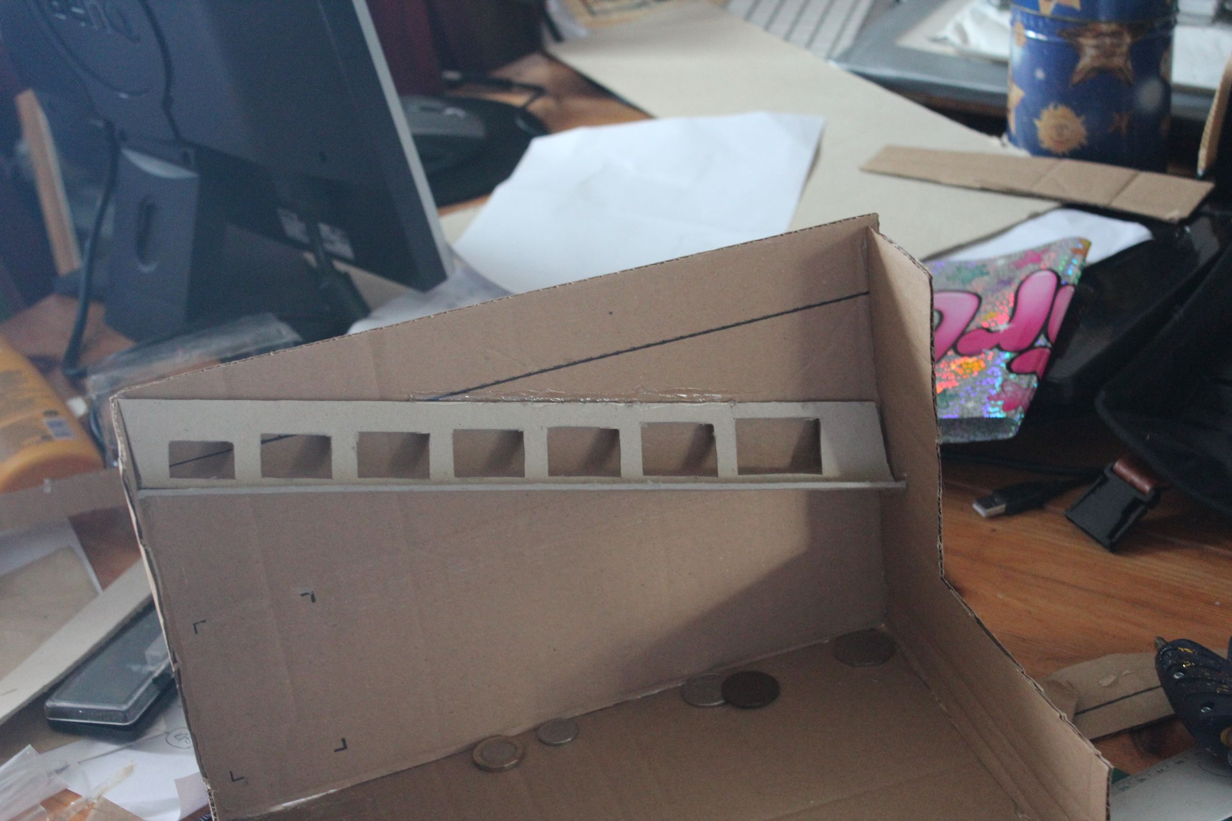 Cardboard Money Sorting Device : 10 Steps (with Pictures) - Instructables