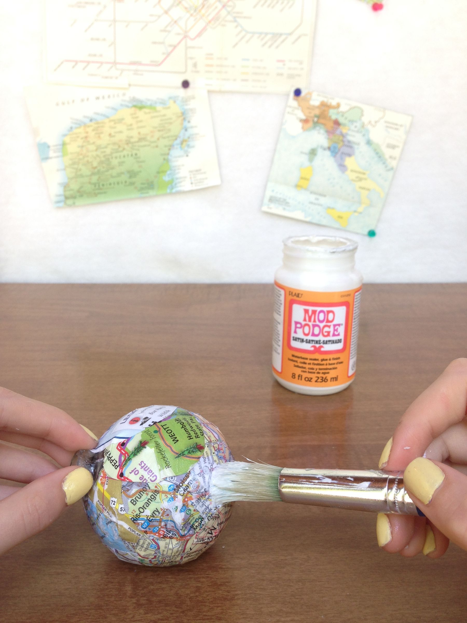 Recycled Map Ornament : 7 Steps - Instructables