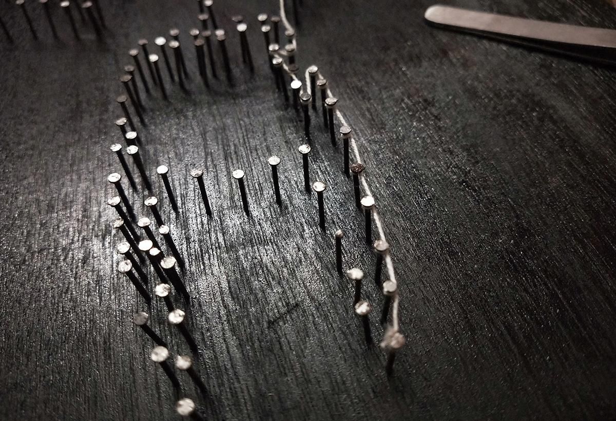 BATMAN | String Art : 6 Steps (with Pictures) - Instructables