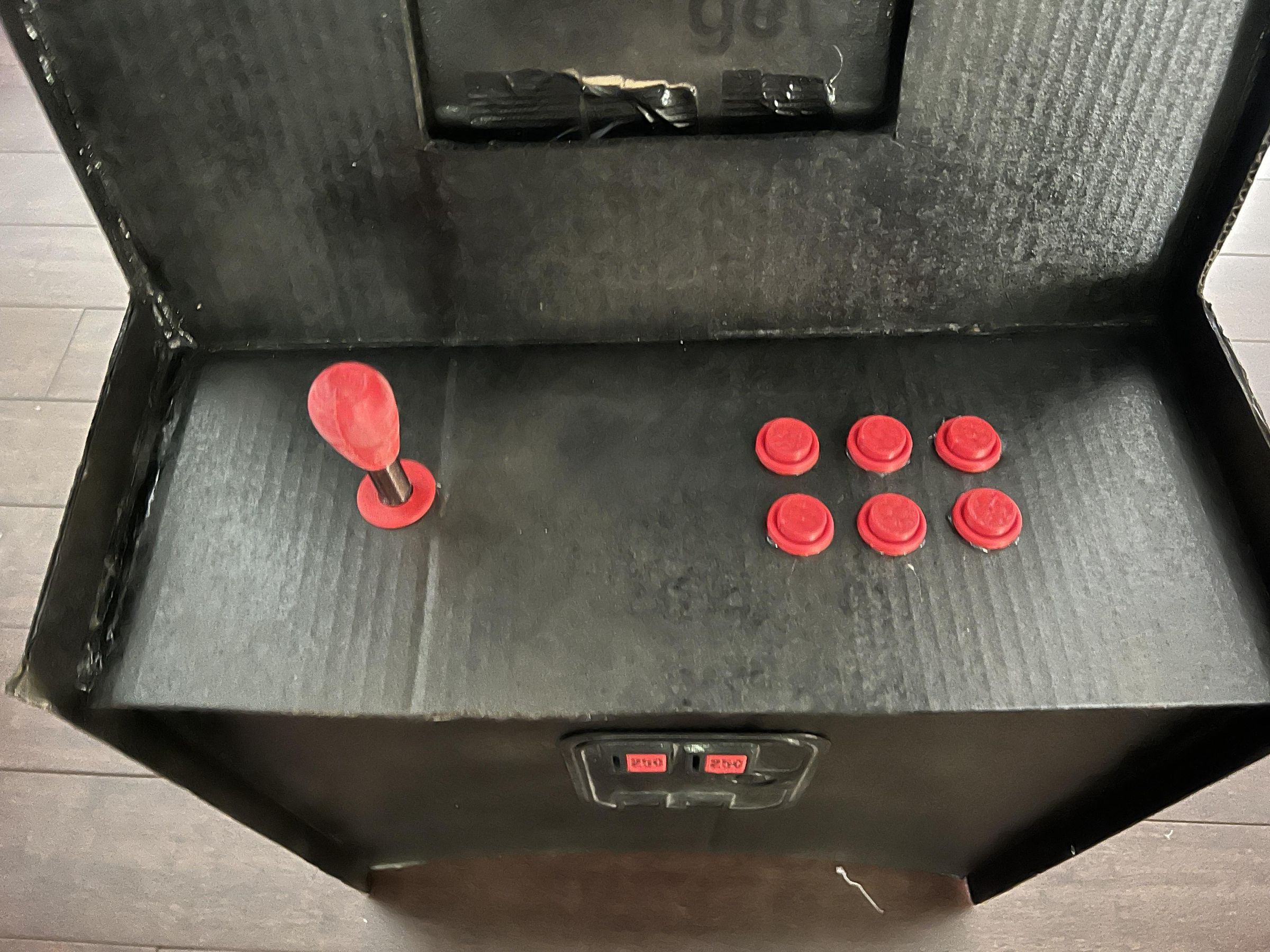 DIY Glowing Arcade Halloween Cardboard Costume : 11 Steps (with ...