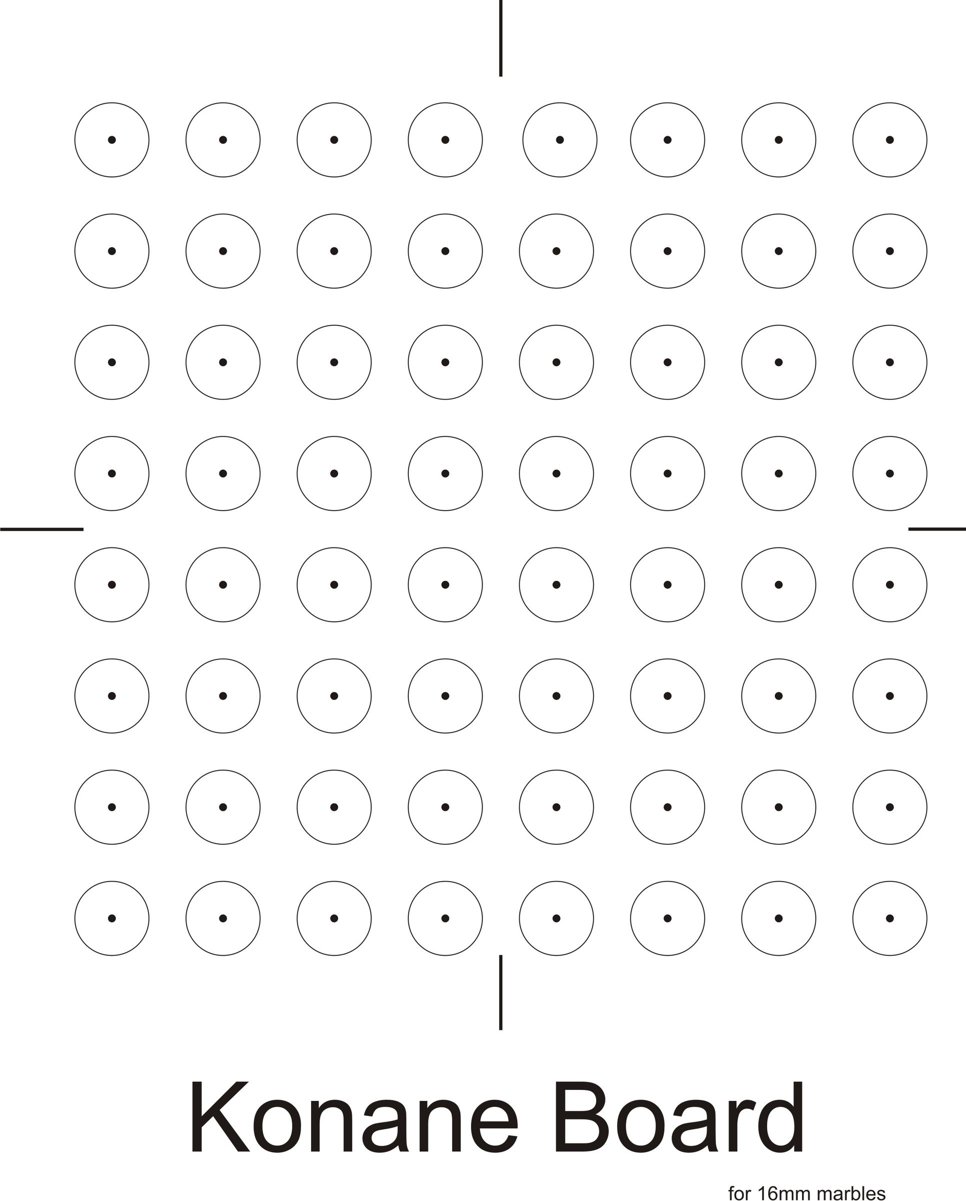 How to Make a Konane Game Board : 4 Steps (with Pictures) - Instructables