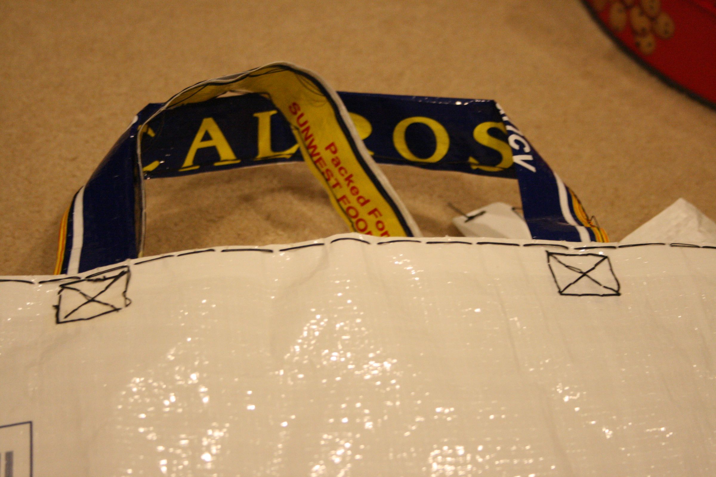 Reusable Grocery Bag Made From a Rice Bag : 11 Steps (with Pictures ...