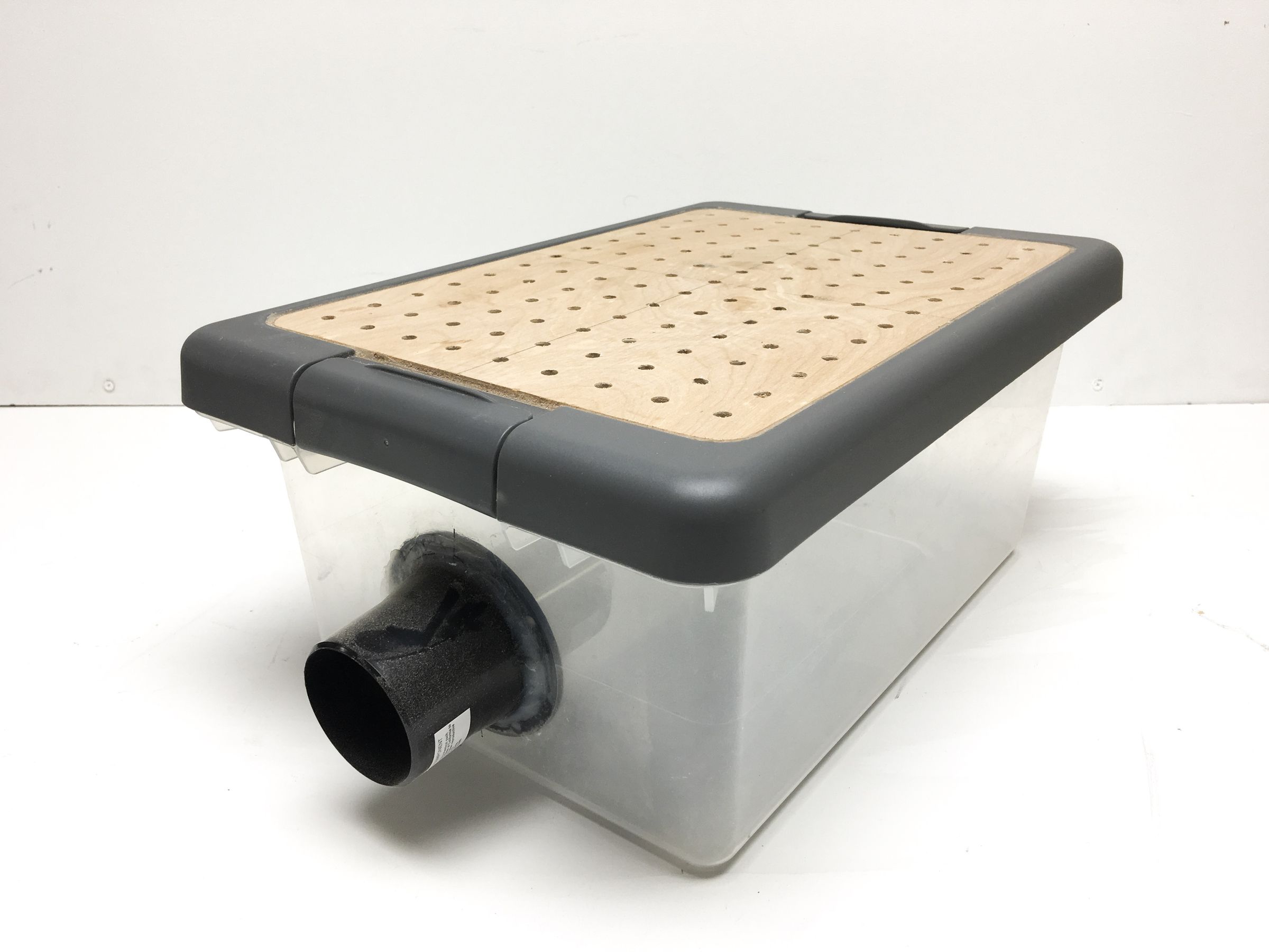 Dust Free Sanding Using a Storage Container : 15 Steps (with Pictures ...