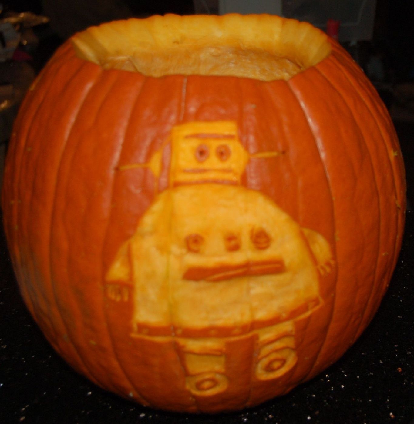 Instructables Robot Halloween Pumpkin - Instructables