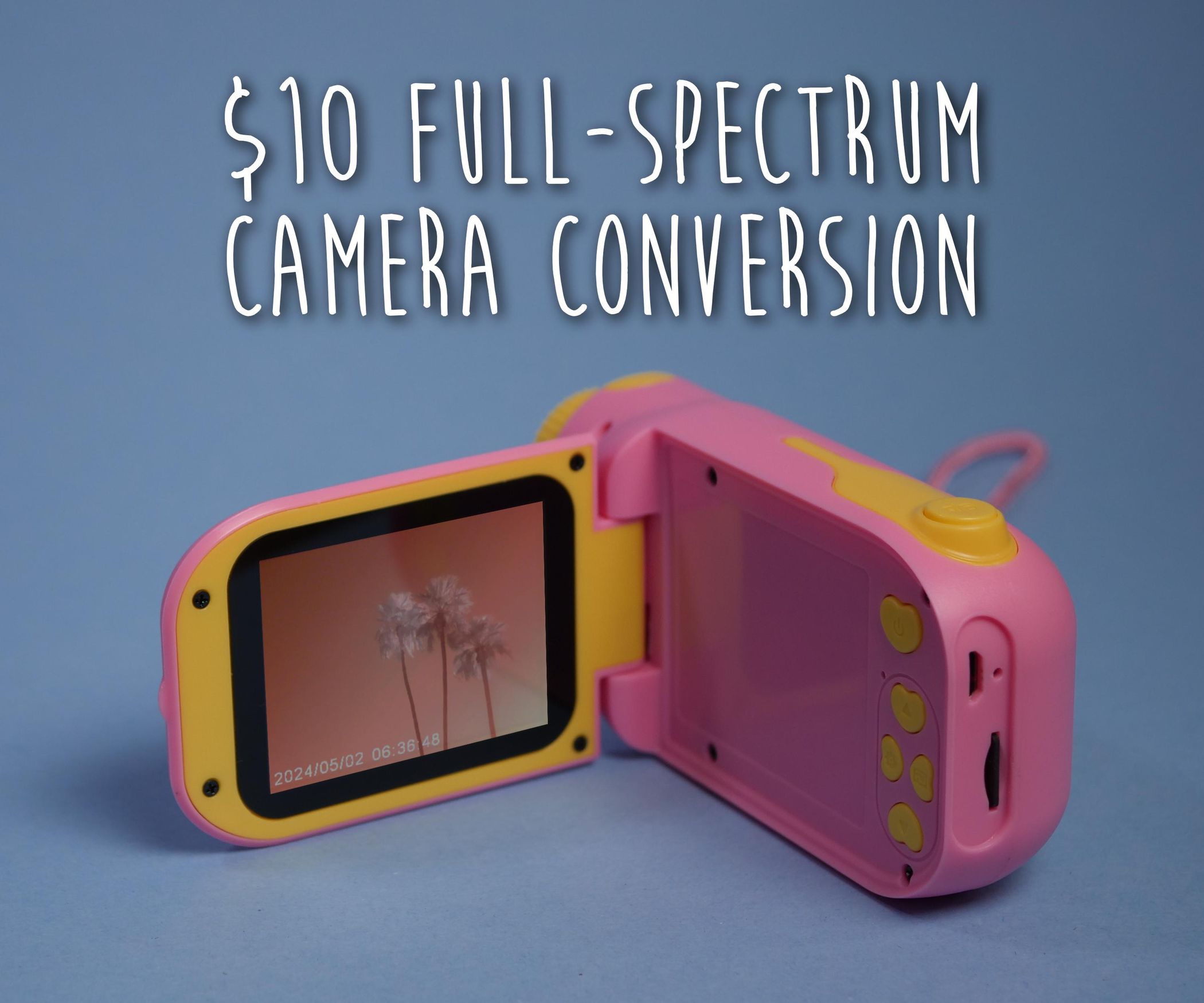 Convert This Toy Camera for Full-spectrum and Infrared Photography : 7 ...
