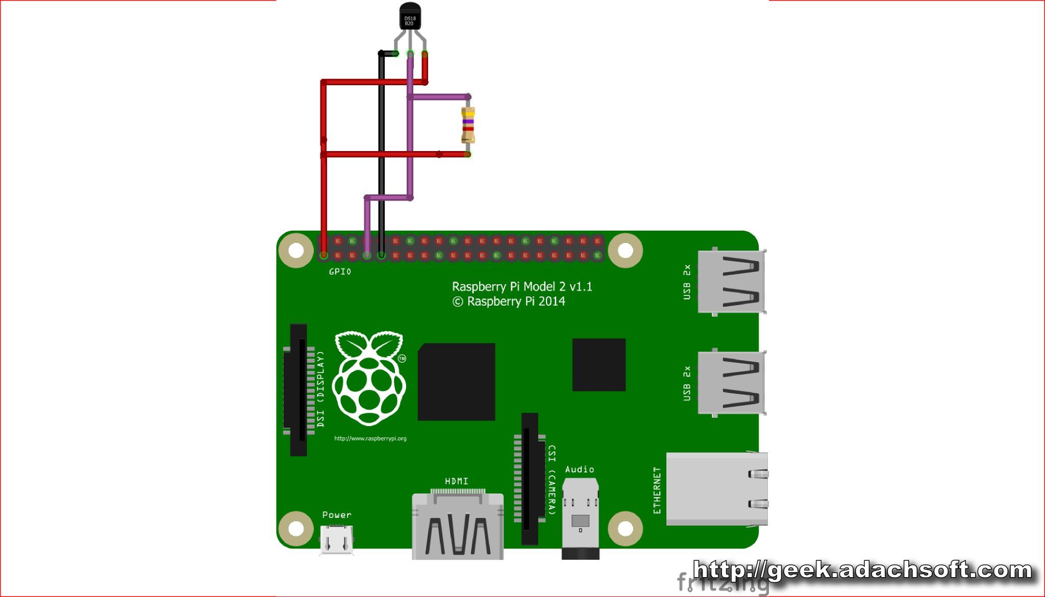 Raspberry PI With DS18b20 Web Server PHP - Remote Temperature ...