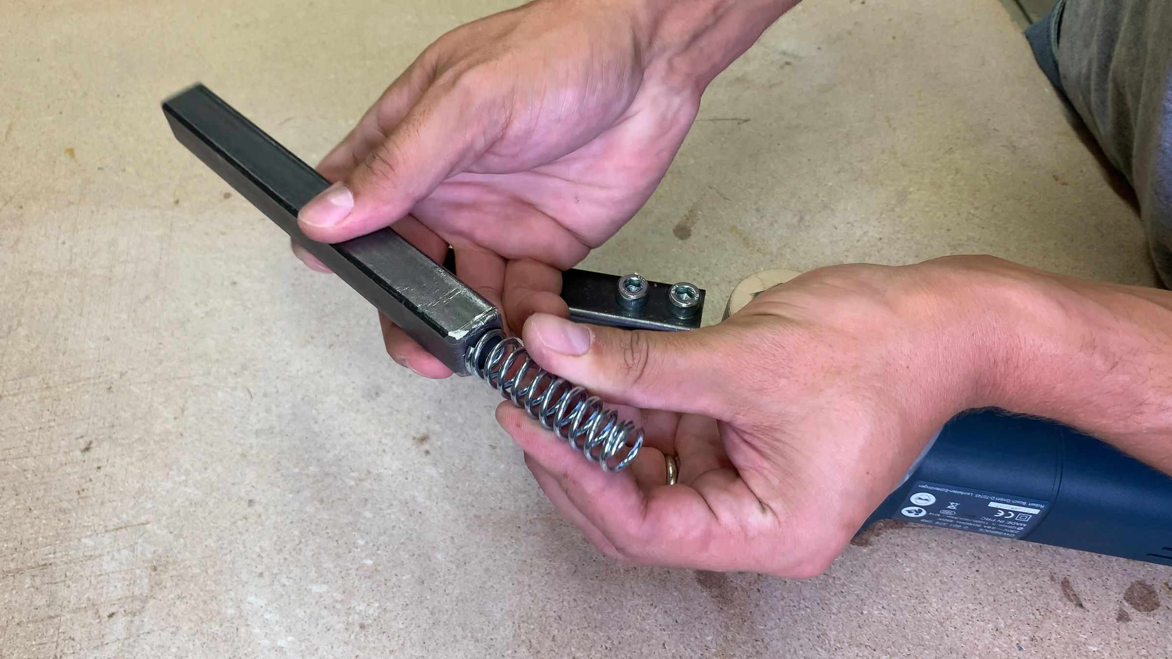 A Power File From an Angle Grinder : 15 Steps (with Pictures ...