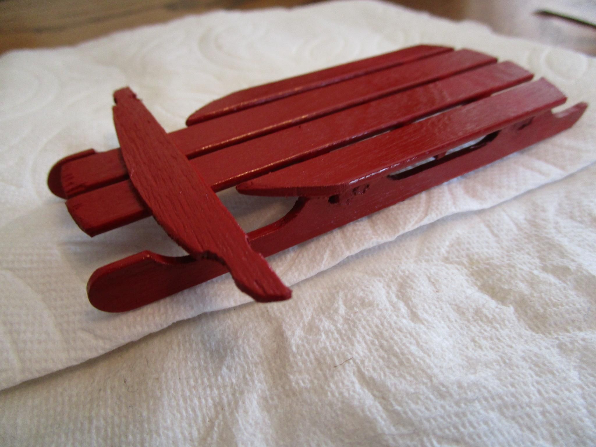 Popsicle Stick Sled Ornament : 10 Steps (with Pictures) - Instructables