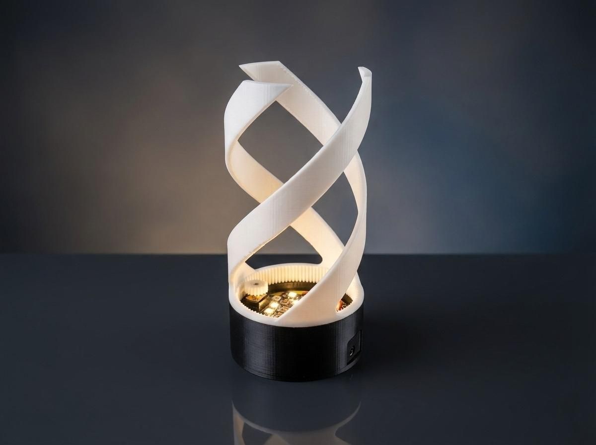 DIY 3D-Printed Spiral Lamp : 14 Steps (with Pictures) - Instructables