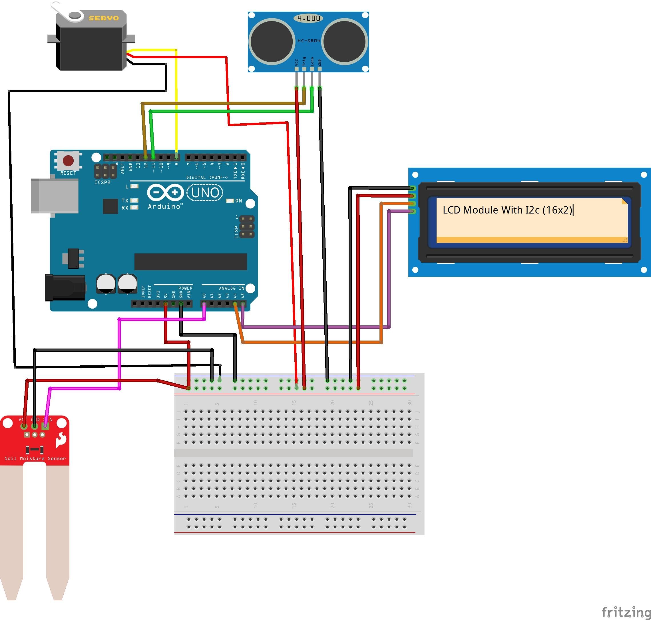 Arduino Powered Wet and Dry Garbage Segregation System : 6 Steps (with ...