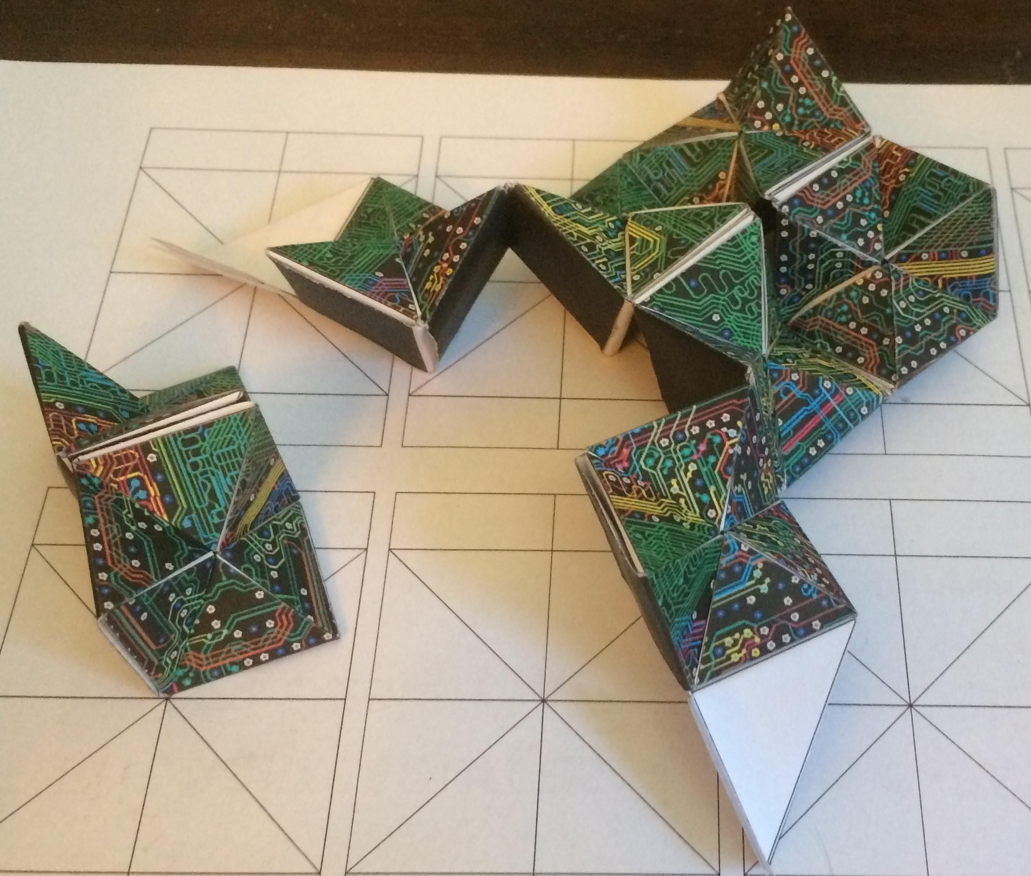 A Double Star Flexicube Paper Phone (or Whatever Print-on You Like) : 6 ...