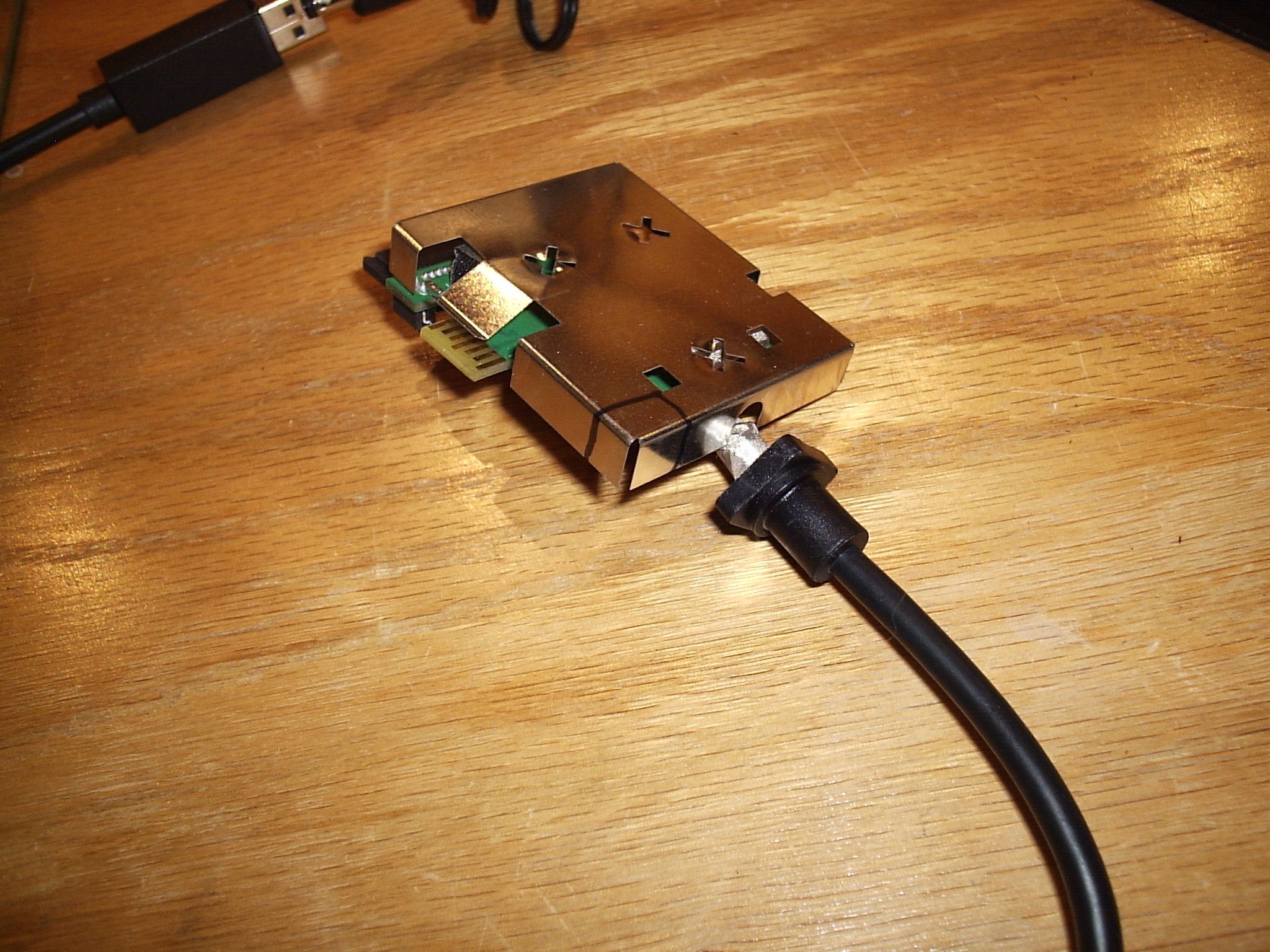 SATA to USB Adapter Using Xbox Data Transfer Cable : 7 Steps ...