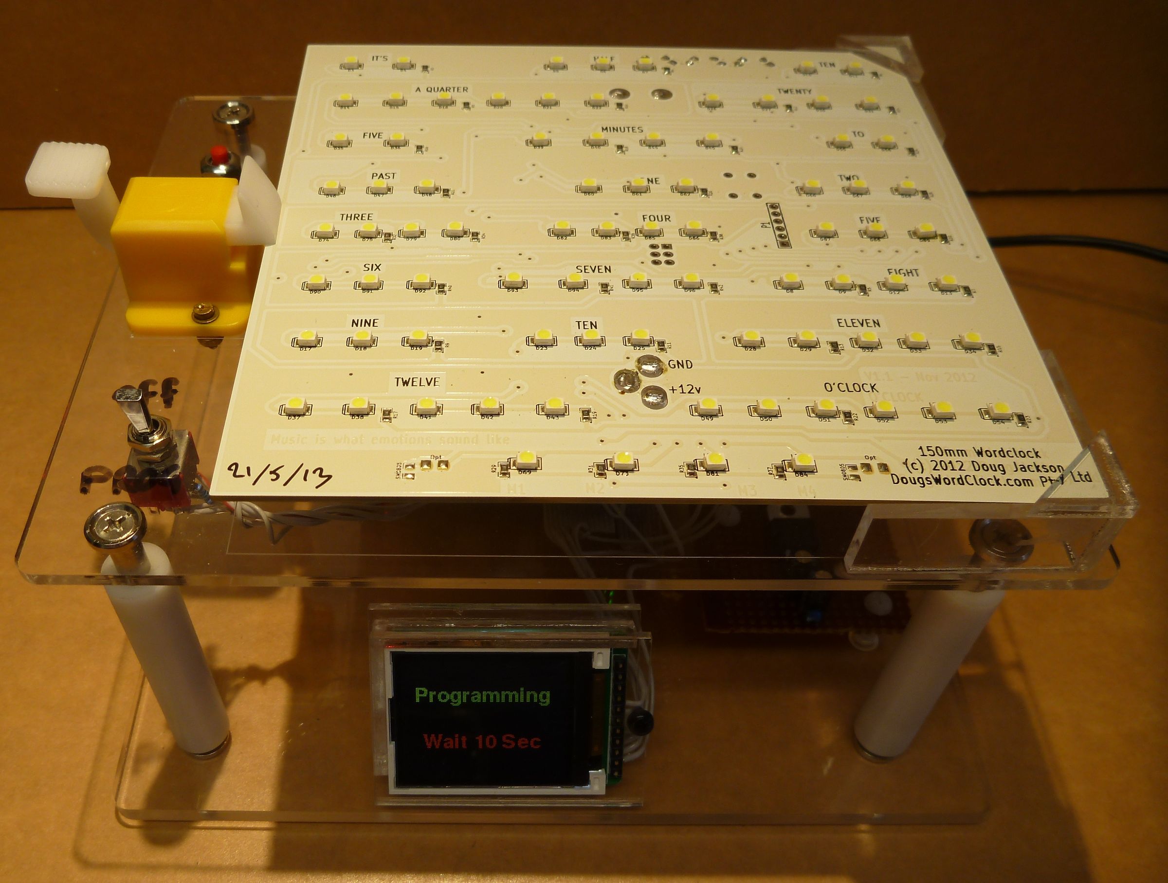 A Programming Jig for Our DougsWordClock.com DeskClock Boards : 9 Steps ...