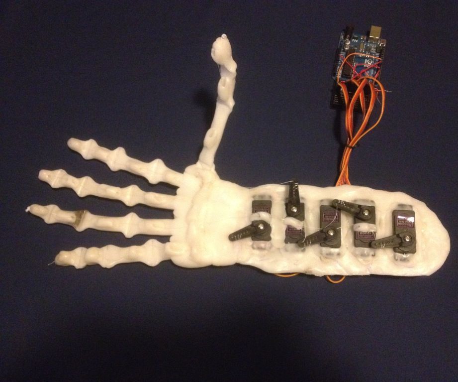 Robotic Hand Controlled By Gesture With Arduino Leap Motion 5 Steps With Pictures